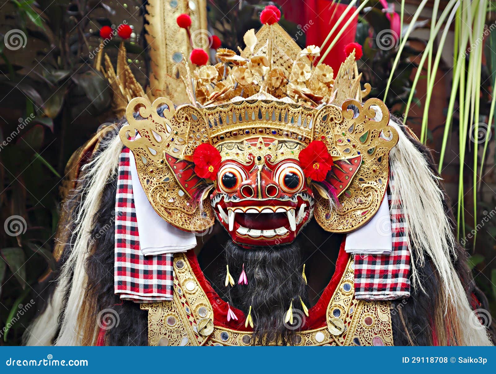 Barong Dance show editorial stock photo. Image of mask - 29118708