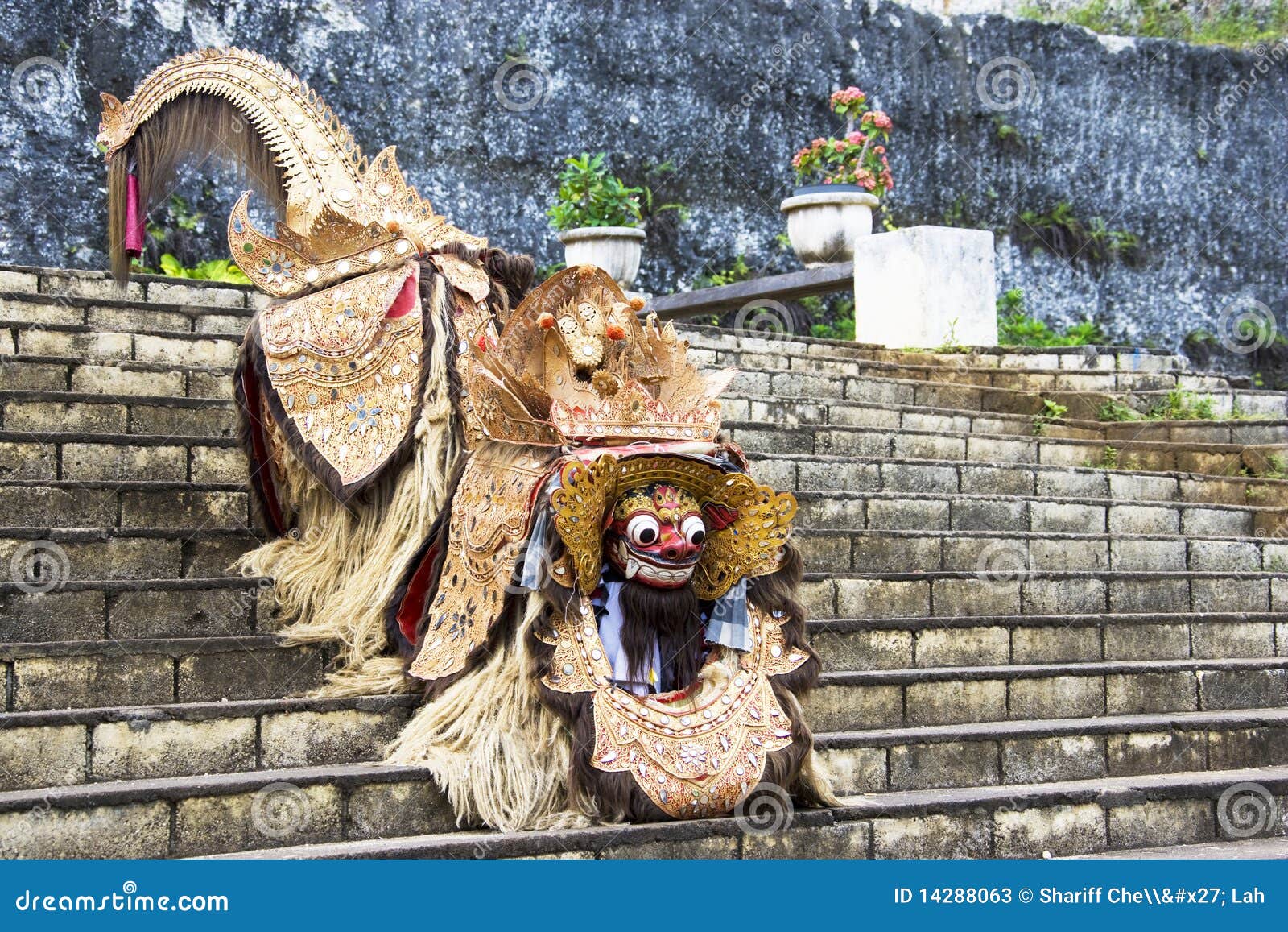 Barong Lion, Bali, Indonesia Stock Image - Image of east, mystical ...