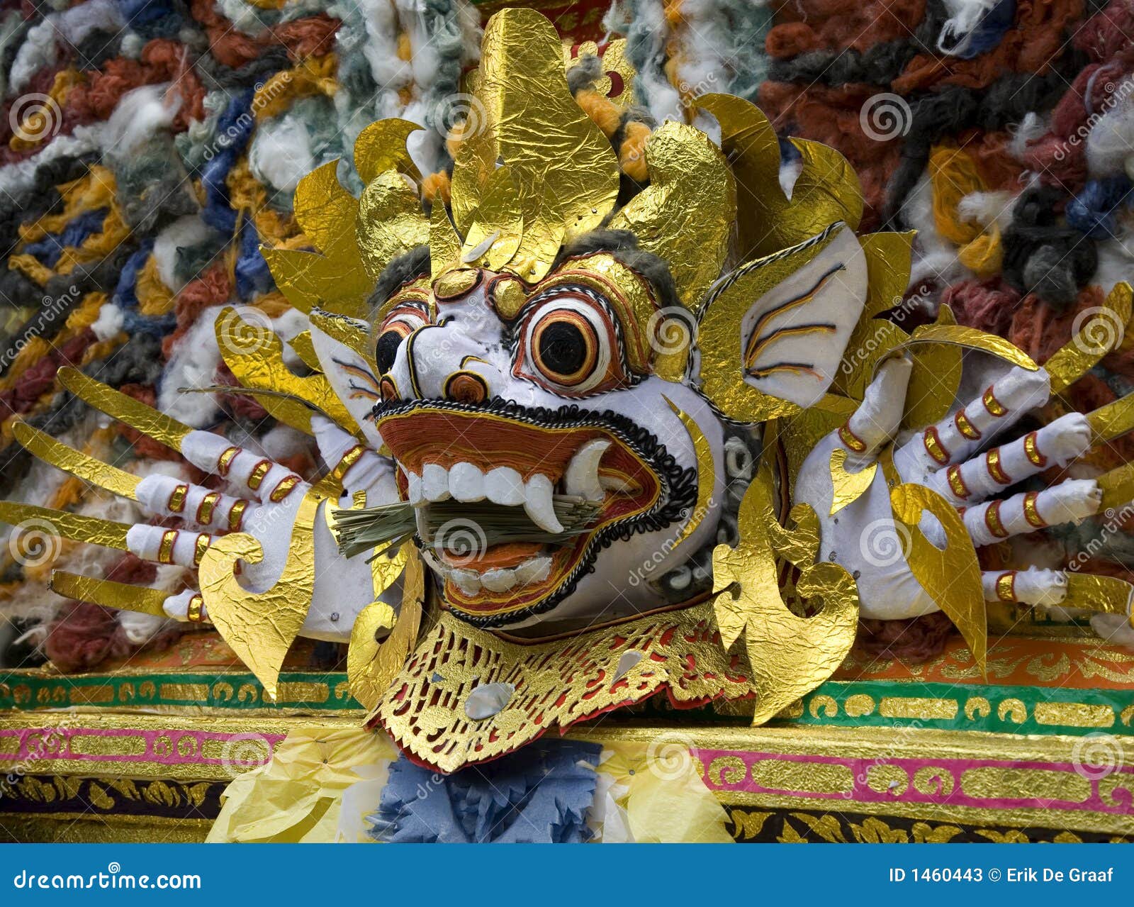 Barong mask 1 stock image. Image of asia, barong, tourism - 1460443