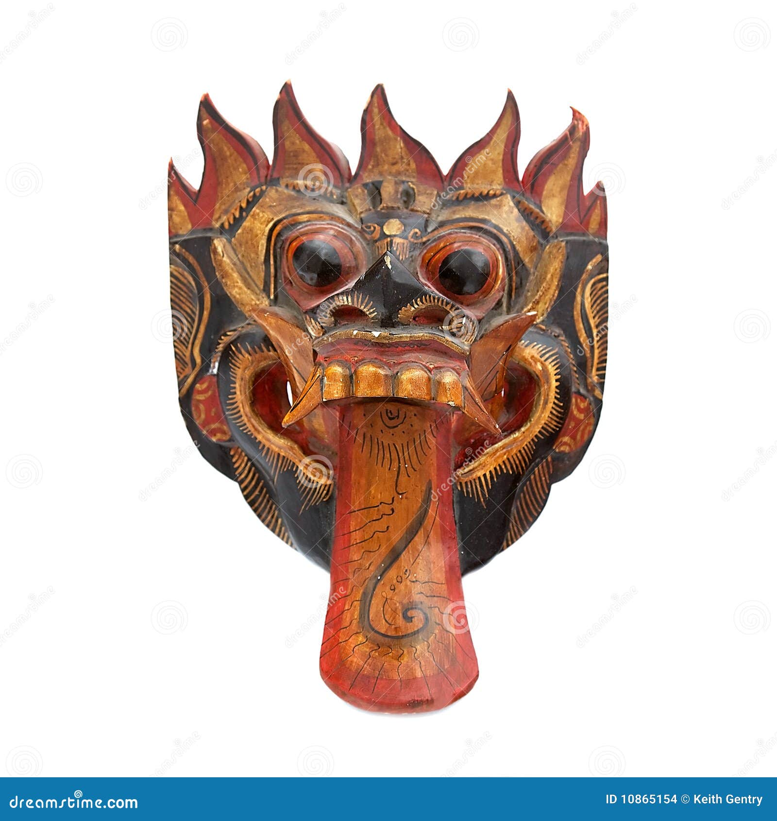 Barong mask 3 stock photo. Image of animist, indonesia - 10865154