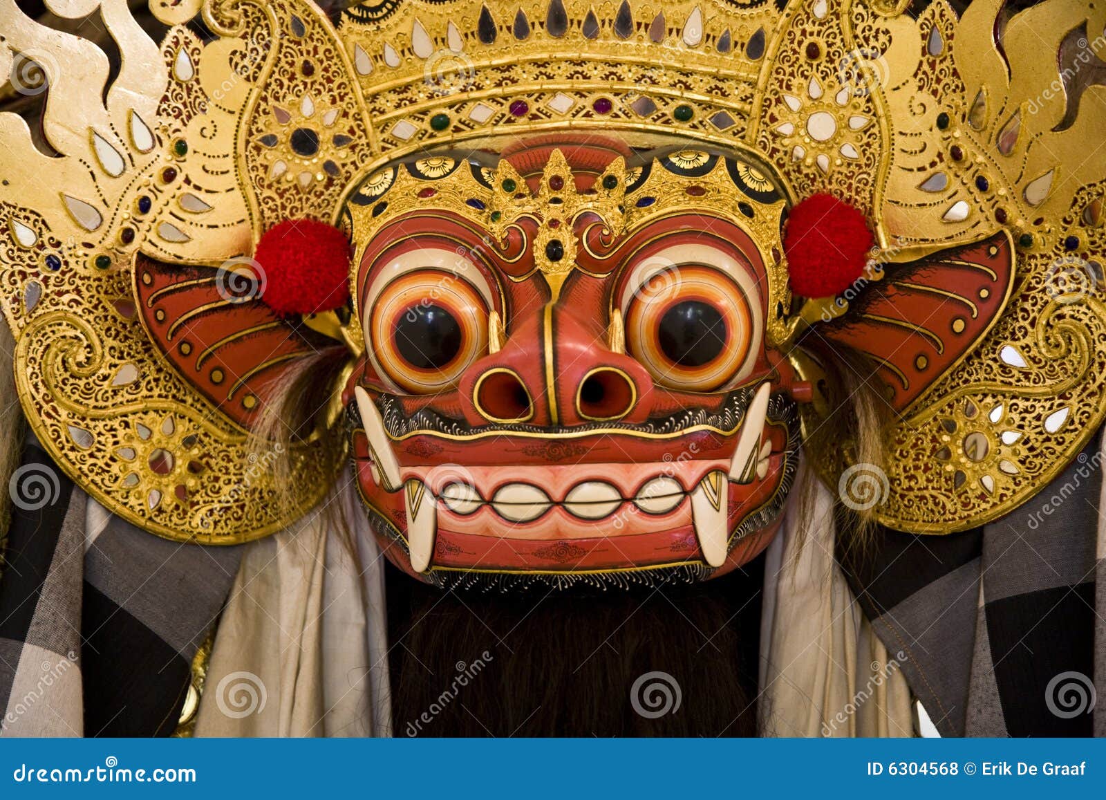 Barong mask stock photo. Image of asian, traditional, character - 6304568