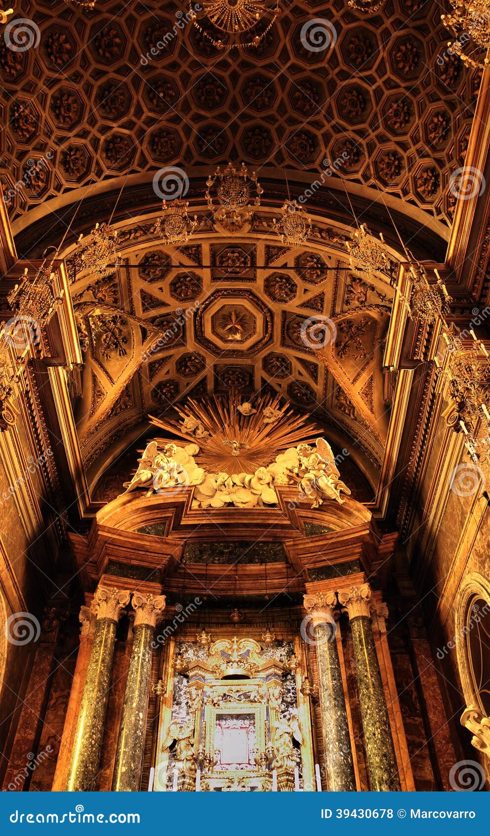 Baroque altar stock photo. Image of church, italy, duomo - 39430678