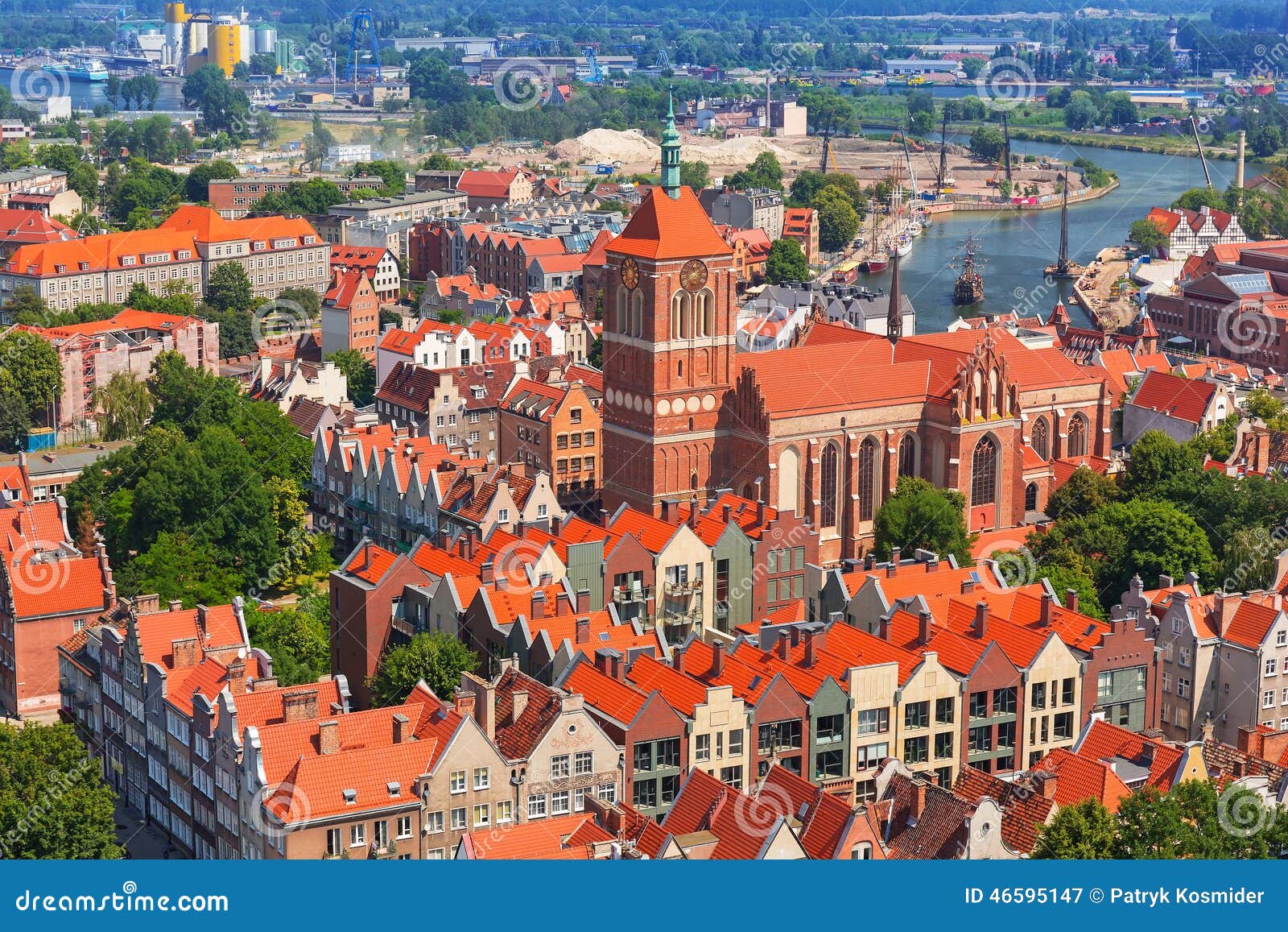 Baroque Architecture of Old Town in Gdansk Stock Image - Image of ...