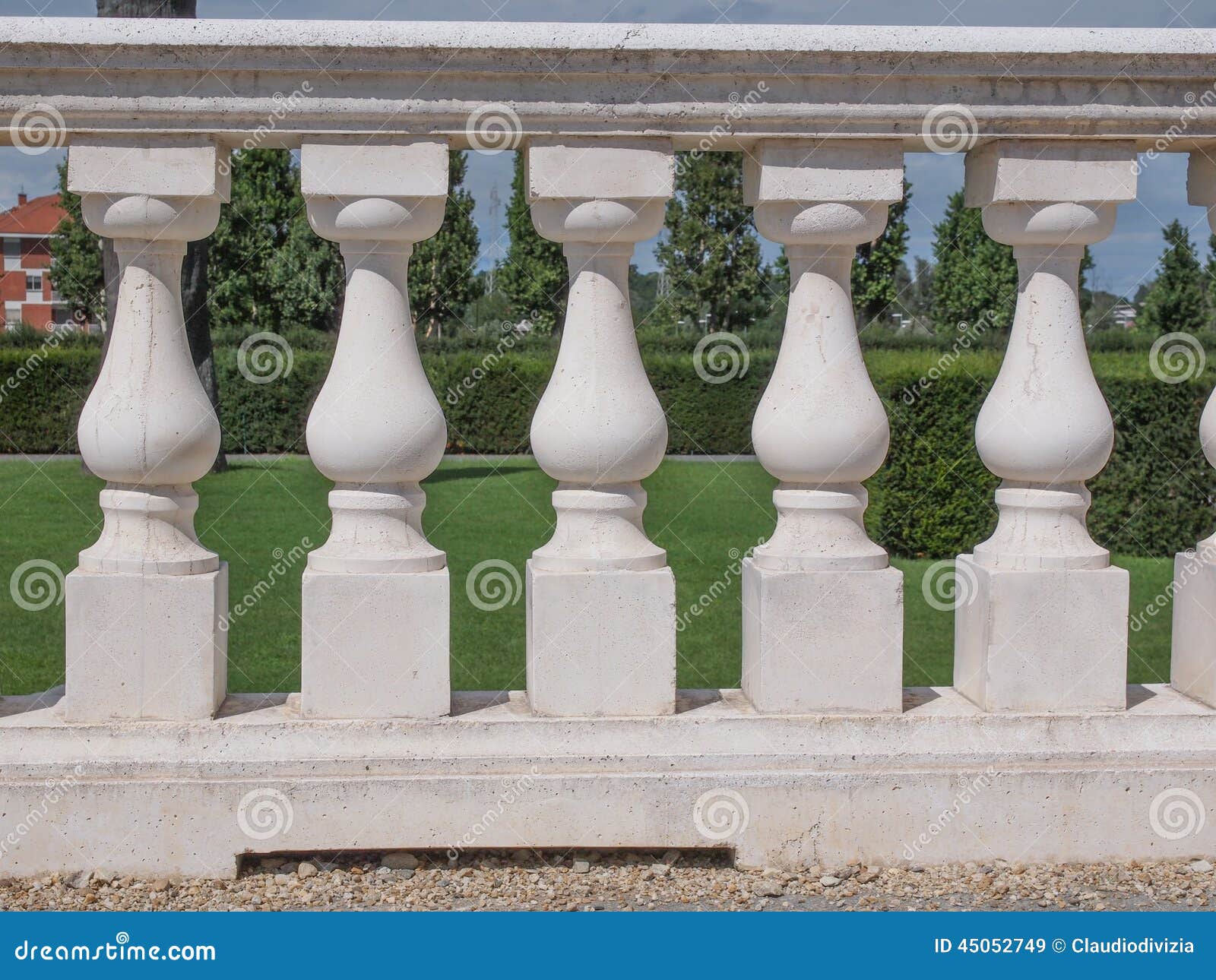 Baroque balustrade stock image. Image of baluster, architectural - 45052749