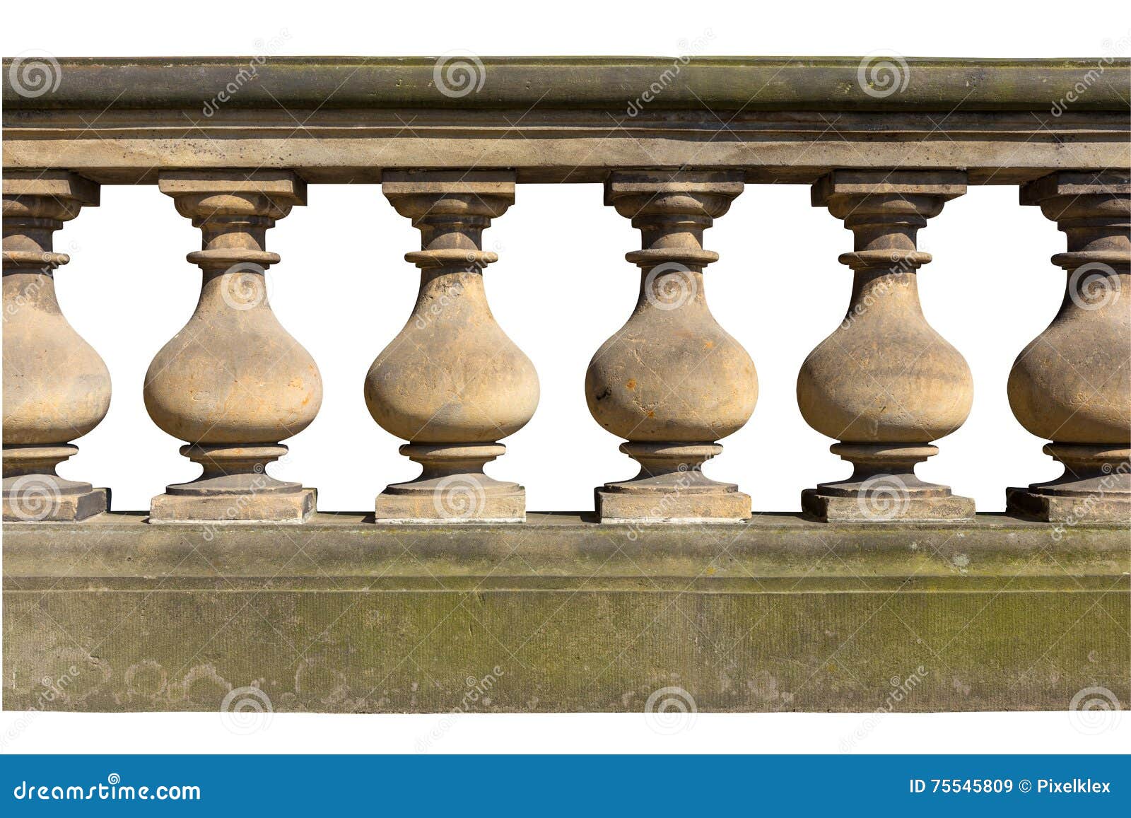 Baroque balustrade stock image. Image of architectural - 75545809