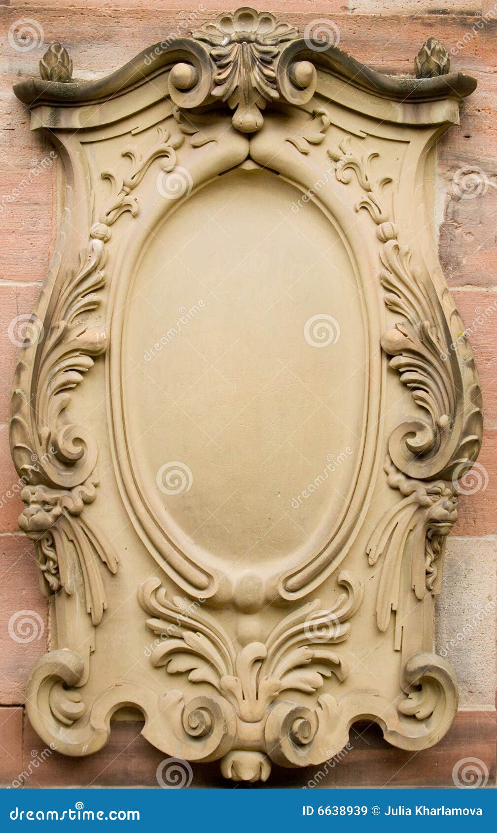 Baroque bas-relief board stock image. Image of facade - 6638939