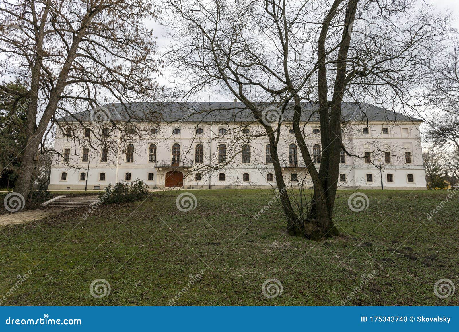 The Batthyany Castle in the Town of Bicske, Hungary Stock Photo - Image ...