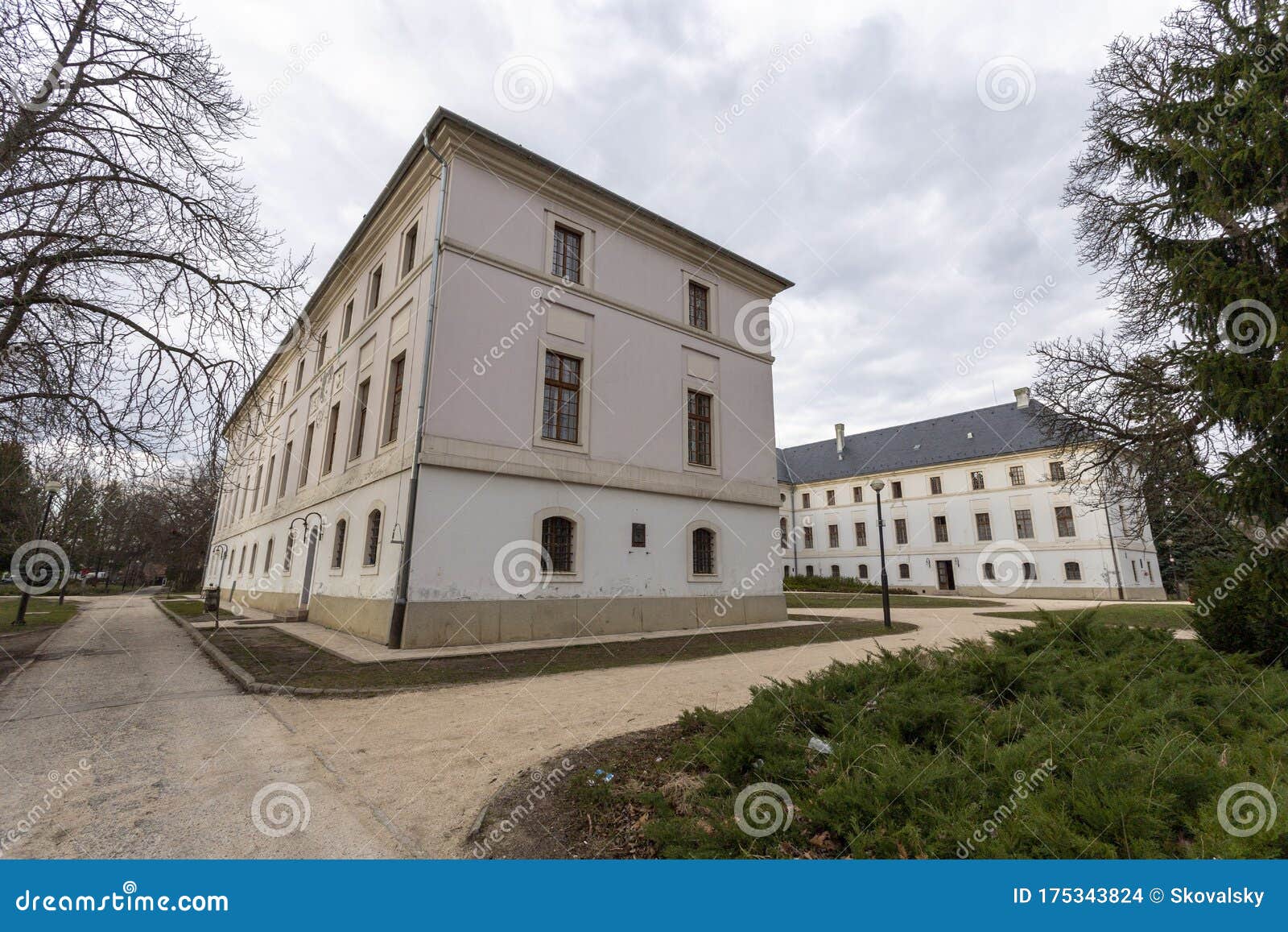 The Batthyany Castle in the Town of Bicske, Hungary Stock Photo - Image ...