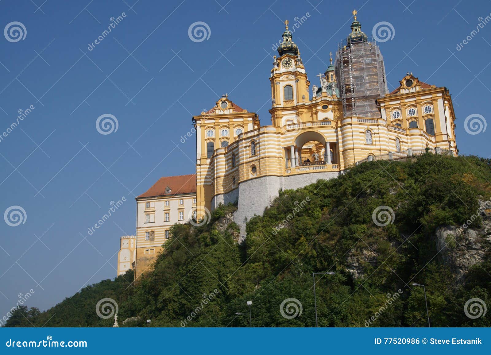 Baroque Benedictine Monastery Stock Photo - Image of city, cathedral ...