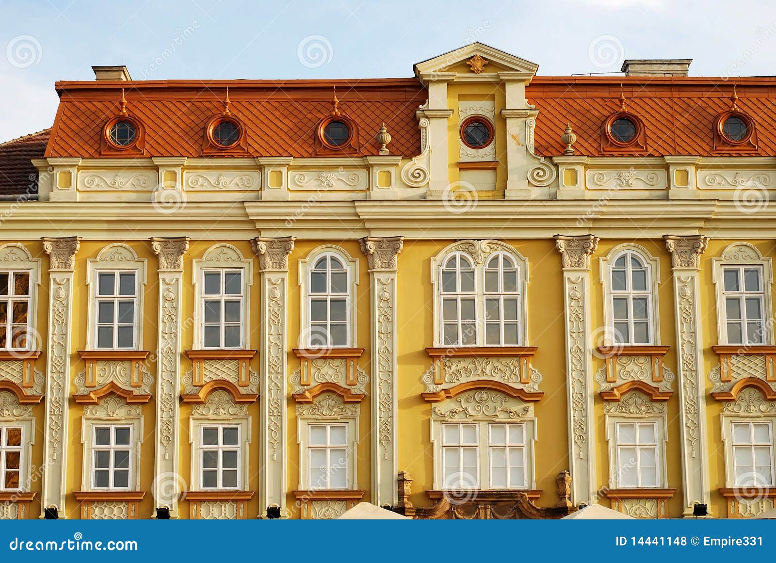 Baroque building detail stock photo. Image of history - 14441148