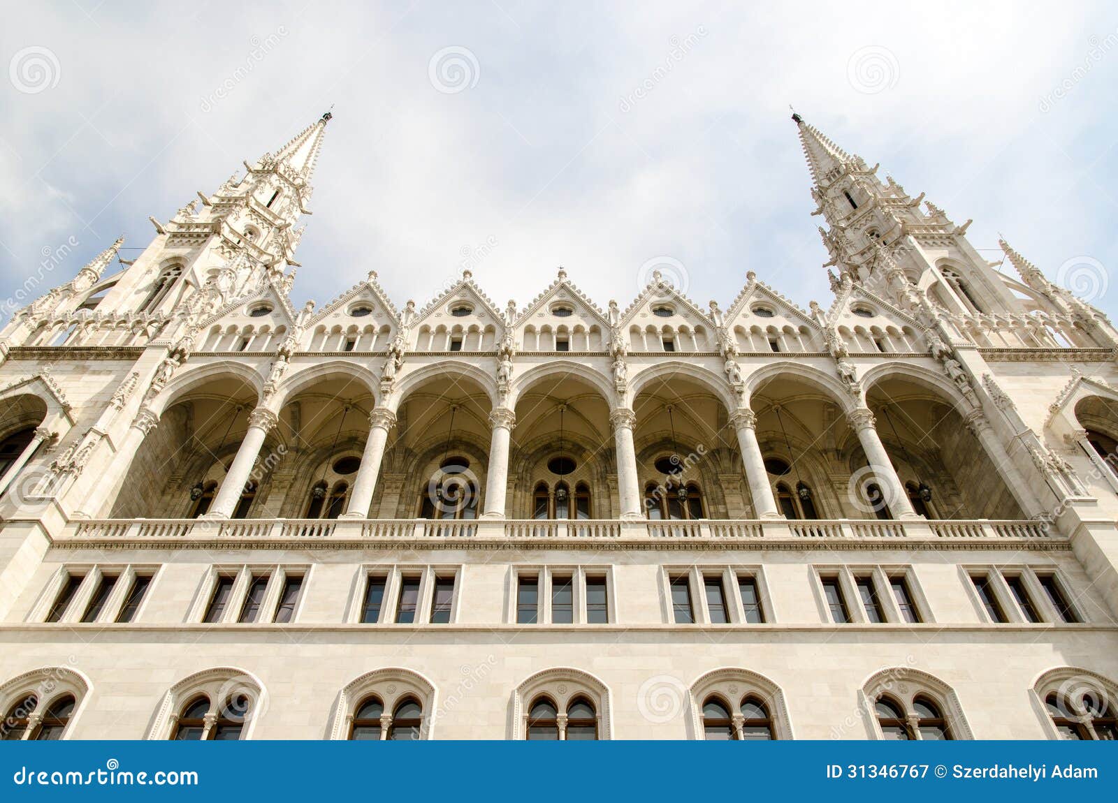 Baroque building stock image. Image of sculpture, cloudy - 31346767
