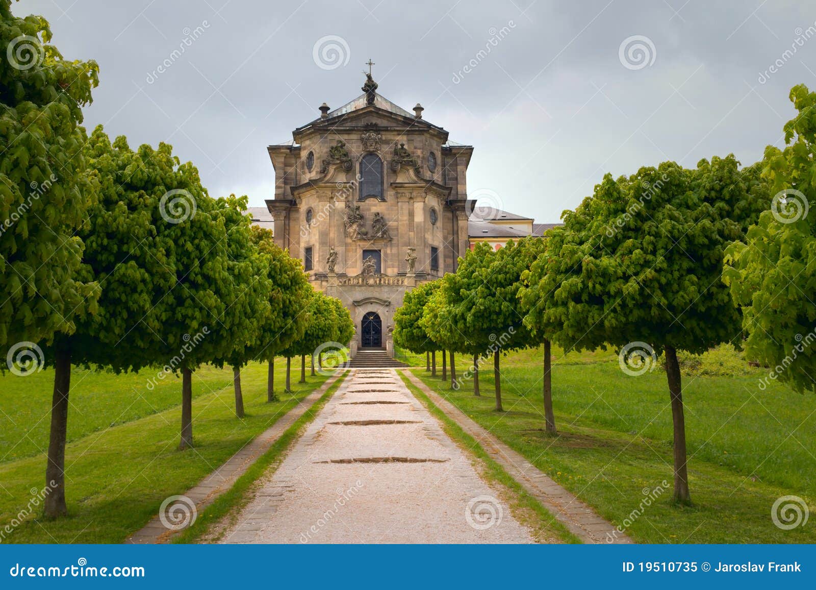 Baroque castle stock image. Image of history, landmark - 19510735