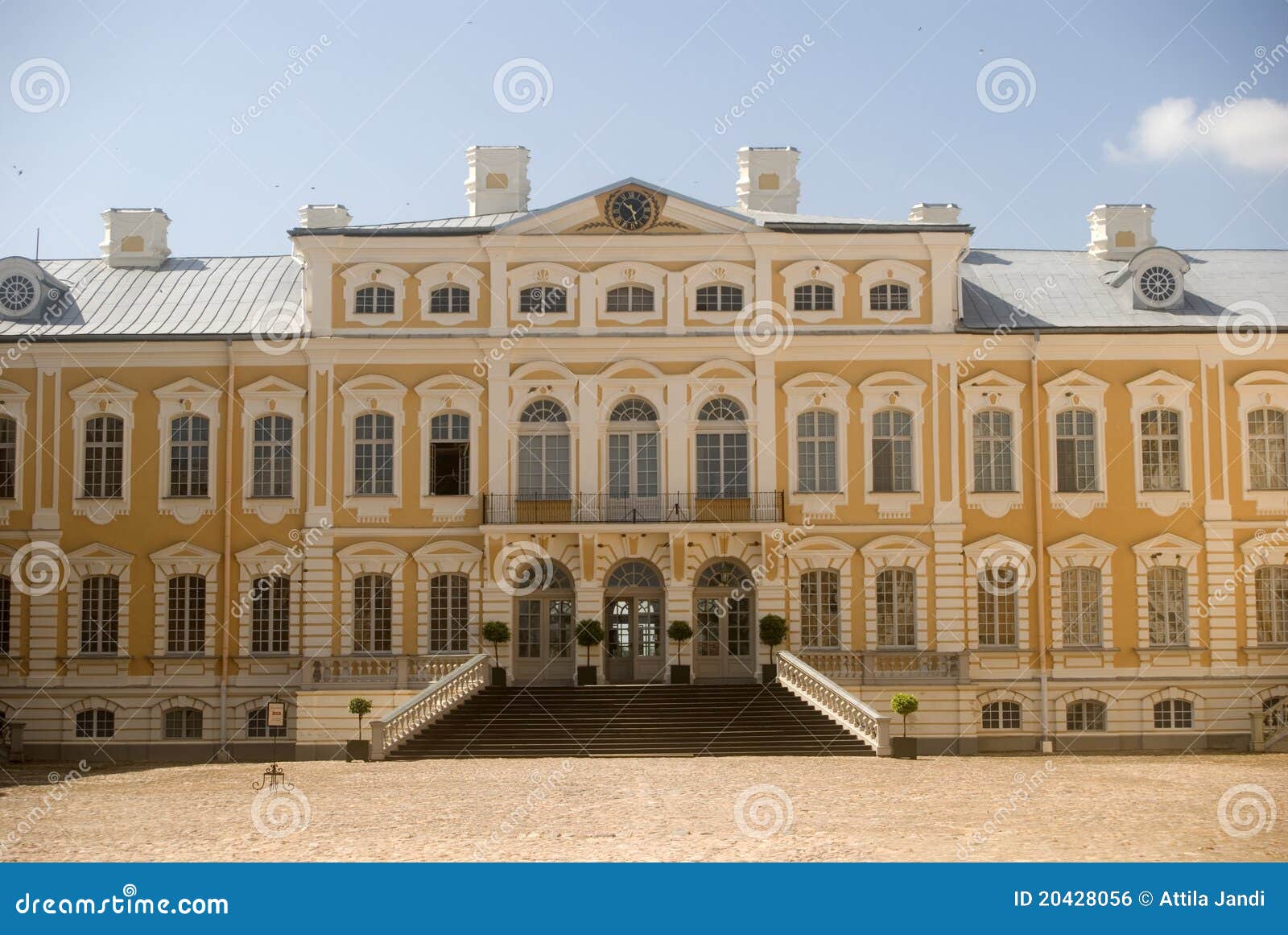 Baroque Castle Wackerbarth In The Vineyard Royalty-Free Stock Image ...