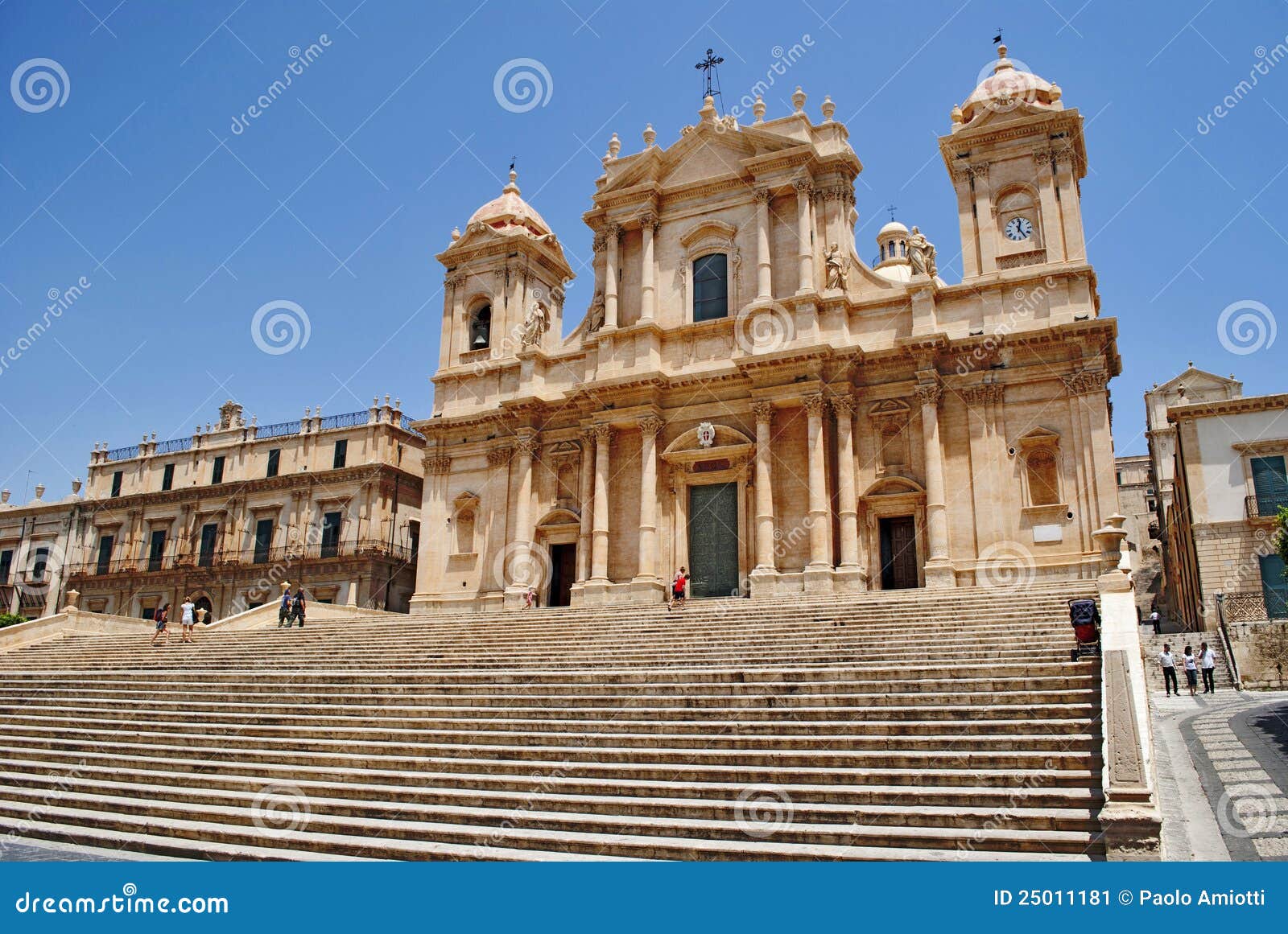 Baroque cathedral stock image. Image of column, steps - 25011181
