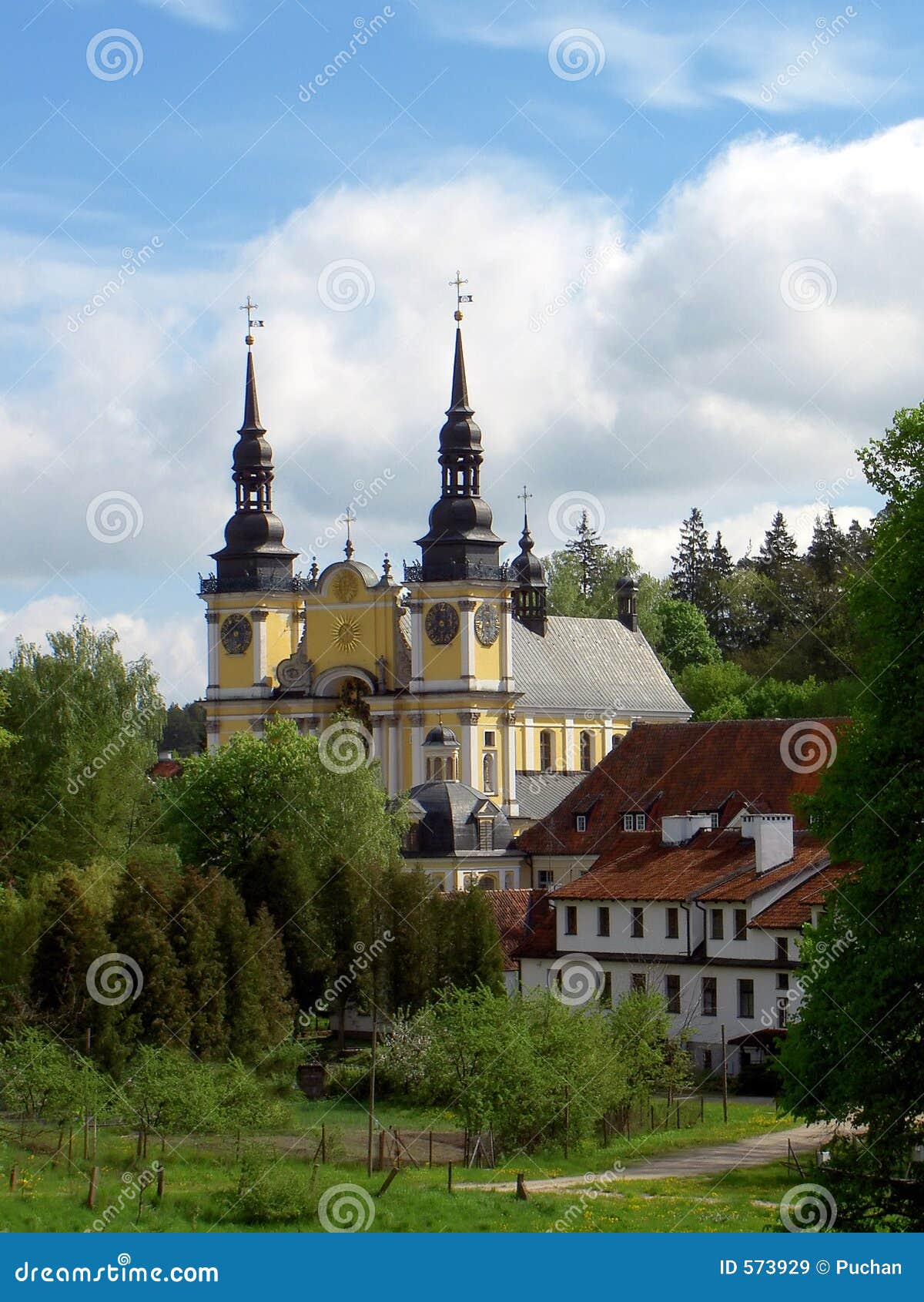 Baroque church stock image. Image of church, people, europe - 573929