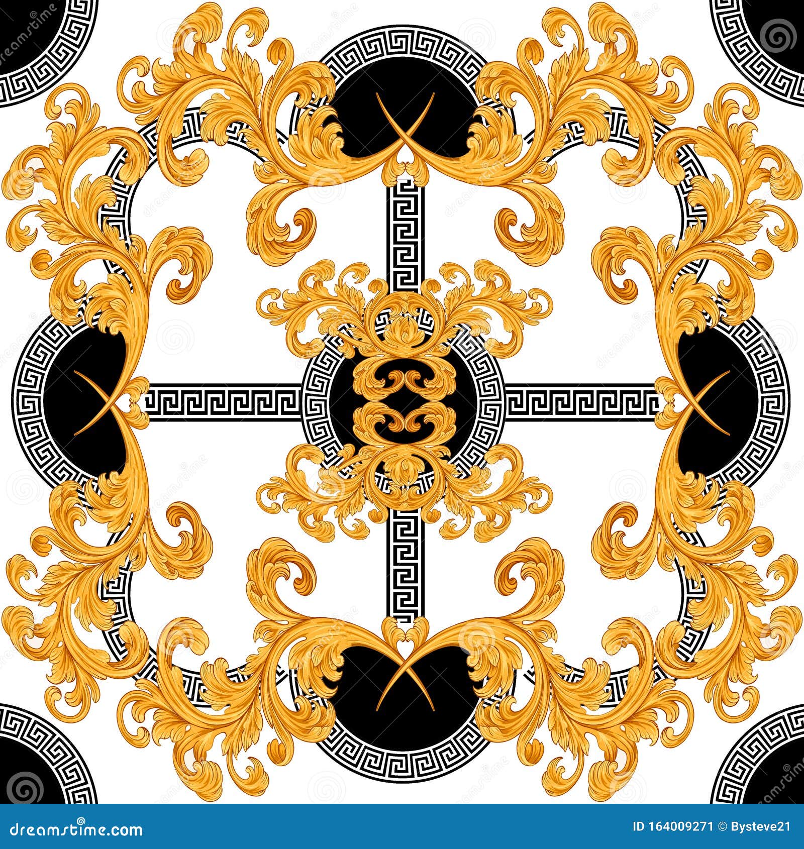 Greek Key Design. Seamless Greek Texture Pattern. Cartoon Vector ...