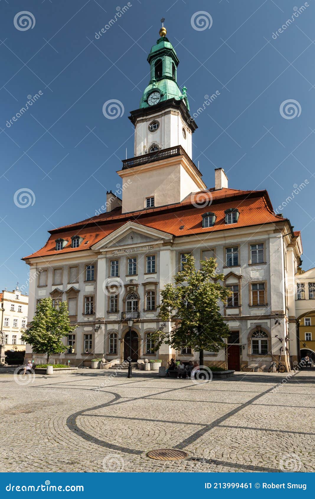 A Baroque-classicist Building Erected on the Square Stock Image - Image ...