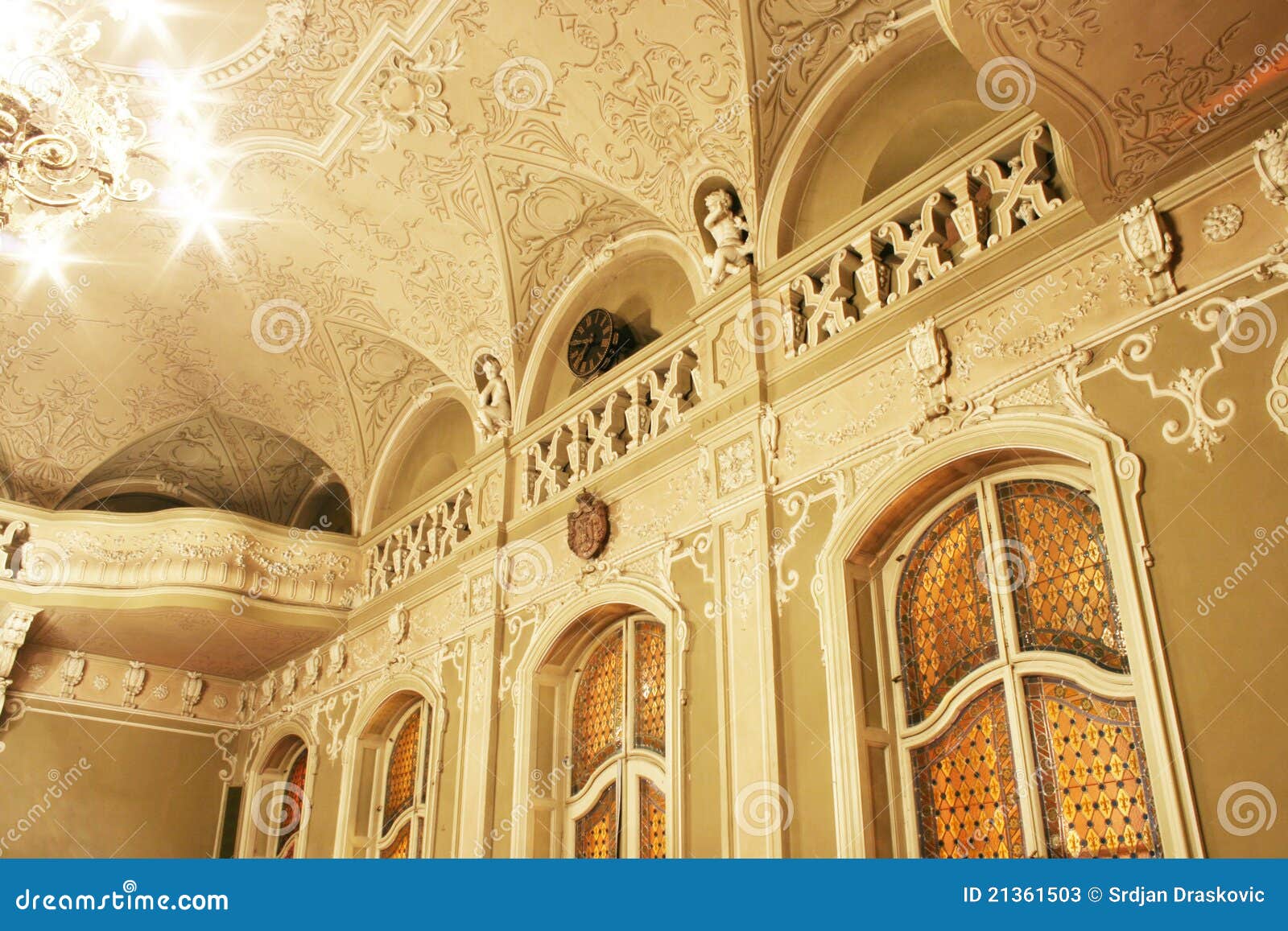 Baroque concert hall stock image. Image of city, chair - 21361503