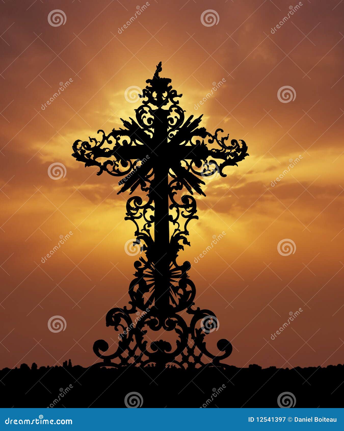 Baroque Cross Royalty-Free Stock Photo | CartoonDealer.com #1088907