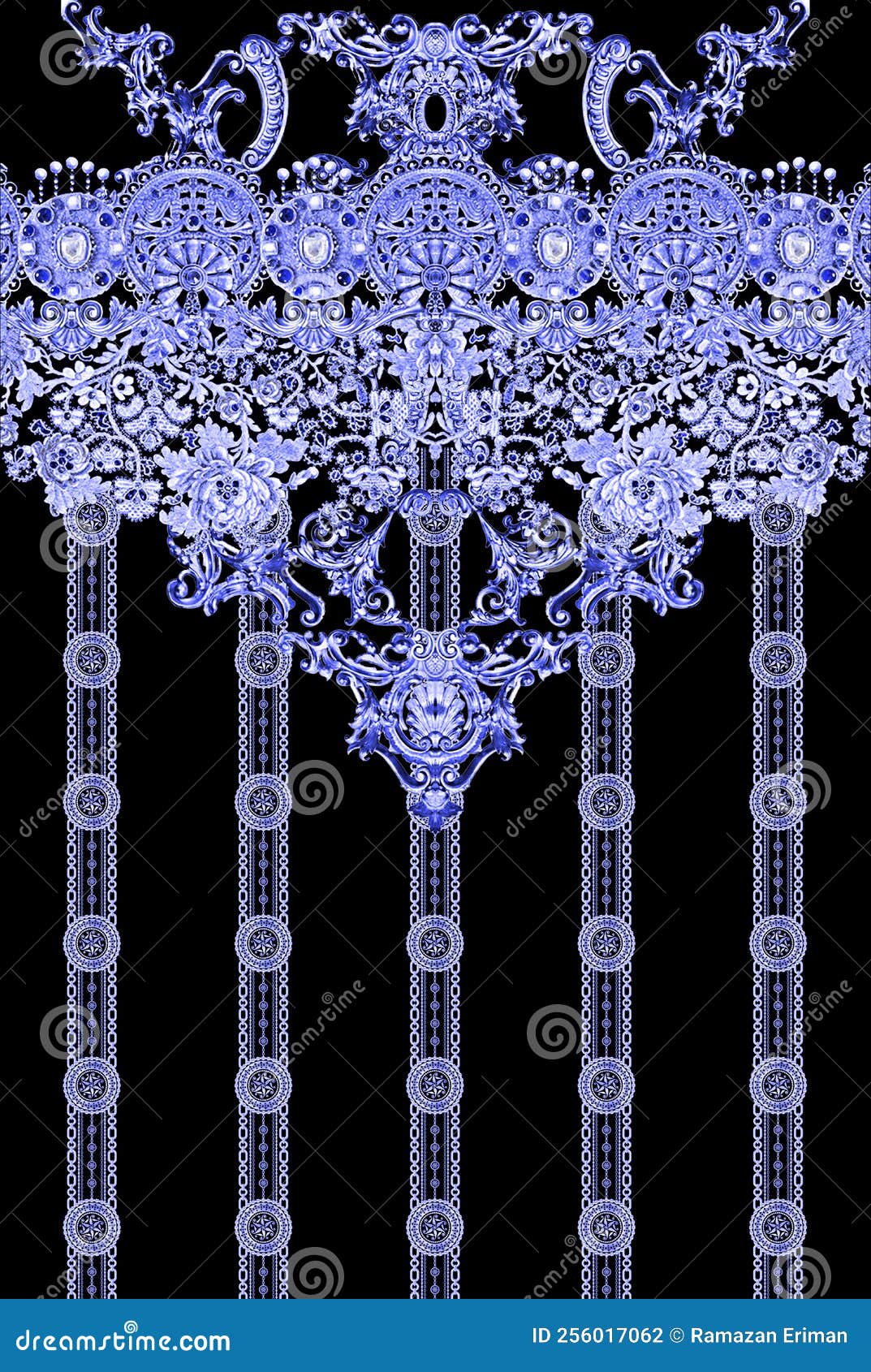 Baroque Texture Background. Vintage Illustration Texture Stock Illustration - Illustration of ...