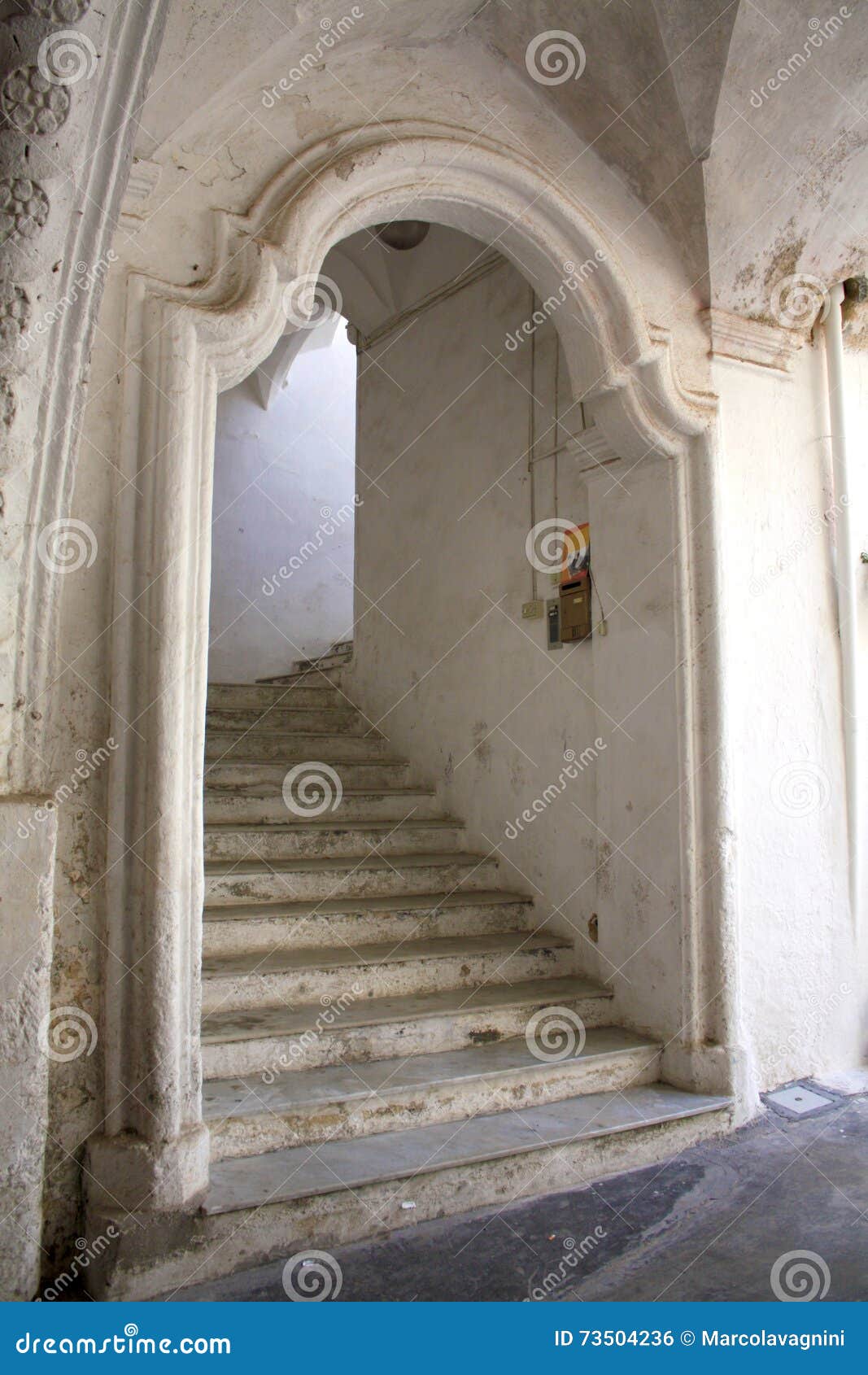Baroque Entrance with Stairs Stock Photo - Image of exterior, stair ...
