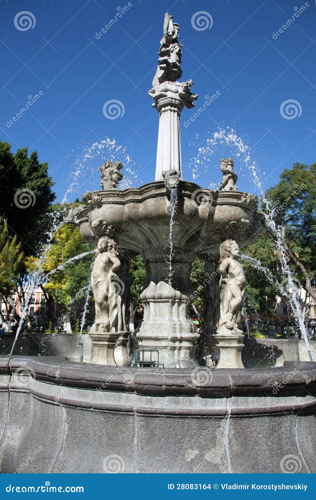 Baroque Fountain Converted Into A Romantic Glass Pond With Stones ...