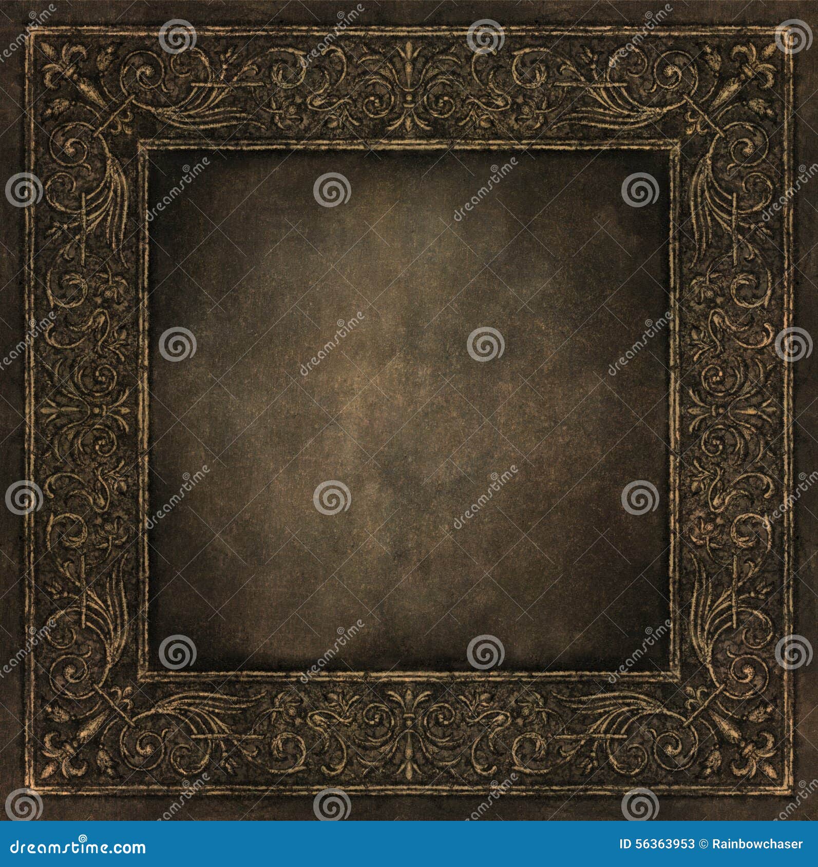 Baroque Frame Stock Image | CartoonDealer.com #56363953