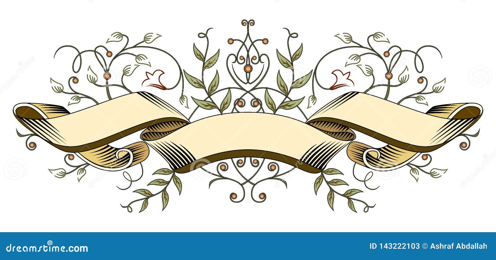 Vector - Baroque Frames and Decorative Elements - Vintage Banner with ...