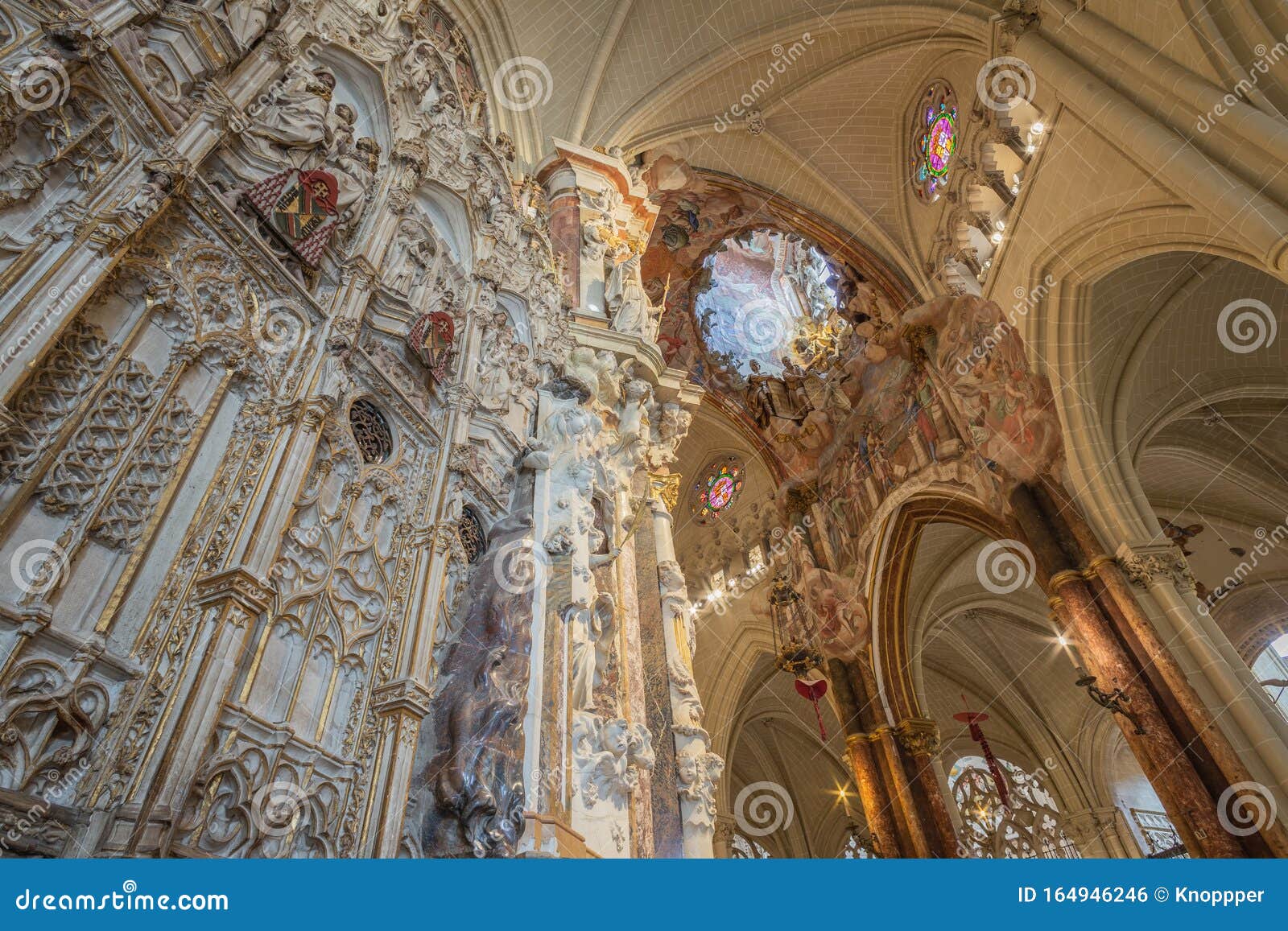 Baroque and Gothic editorial photo. Image of glass, toledo - 164946246