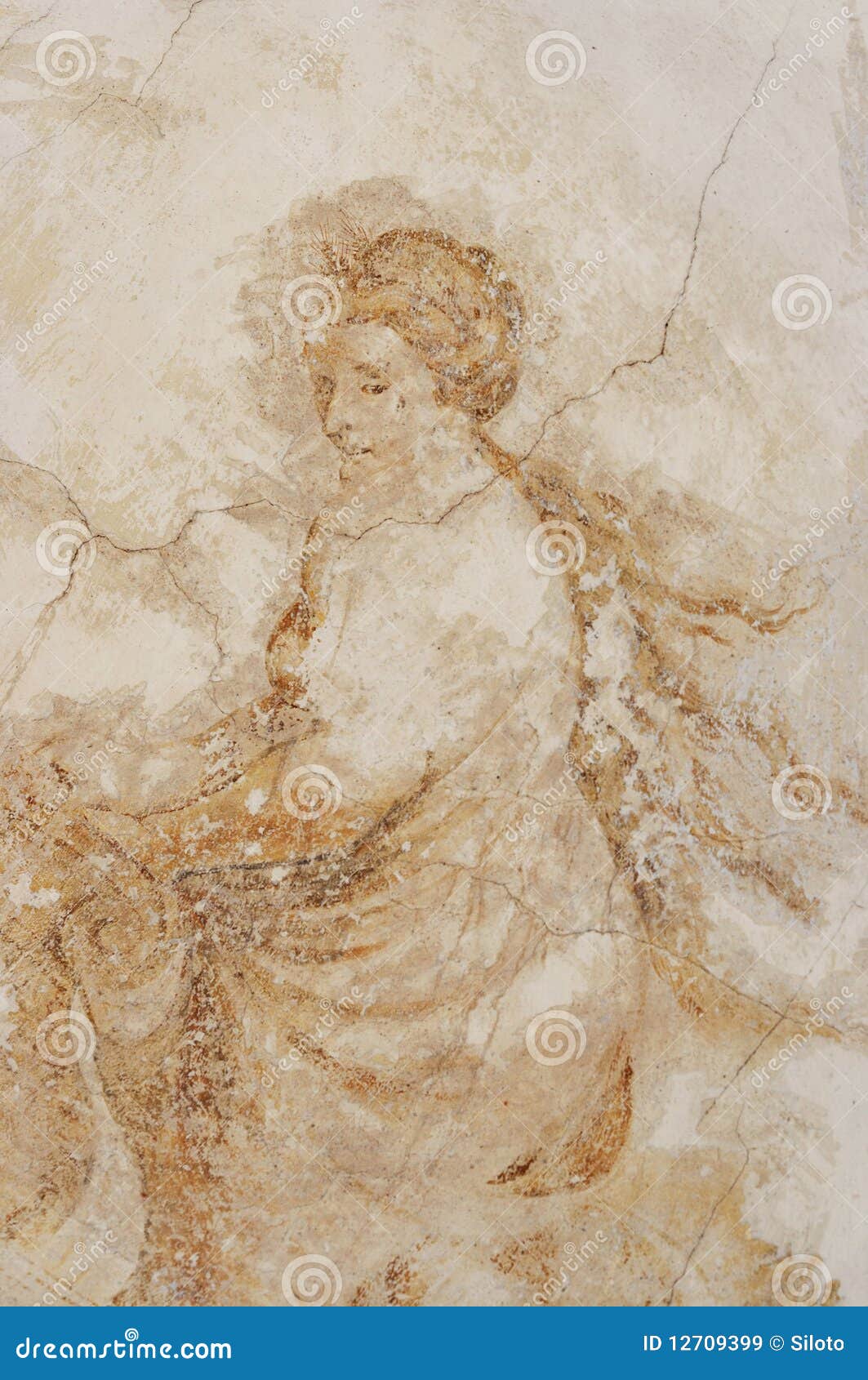 Baroque mural painting stock image. Image of kromeriz - 12709399