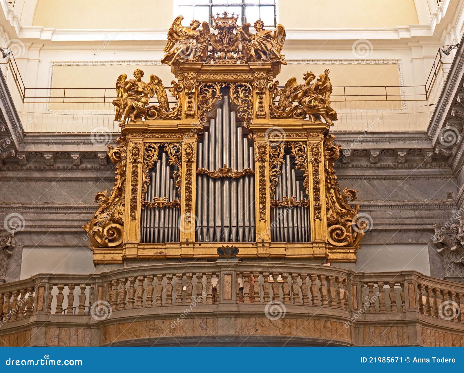 Baroque organ stock image. Image of artistic, sound, baroque - 21985671