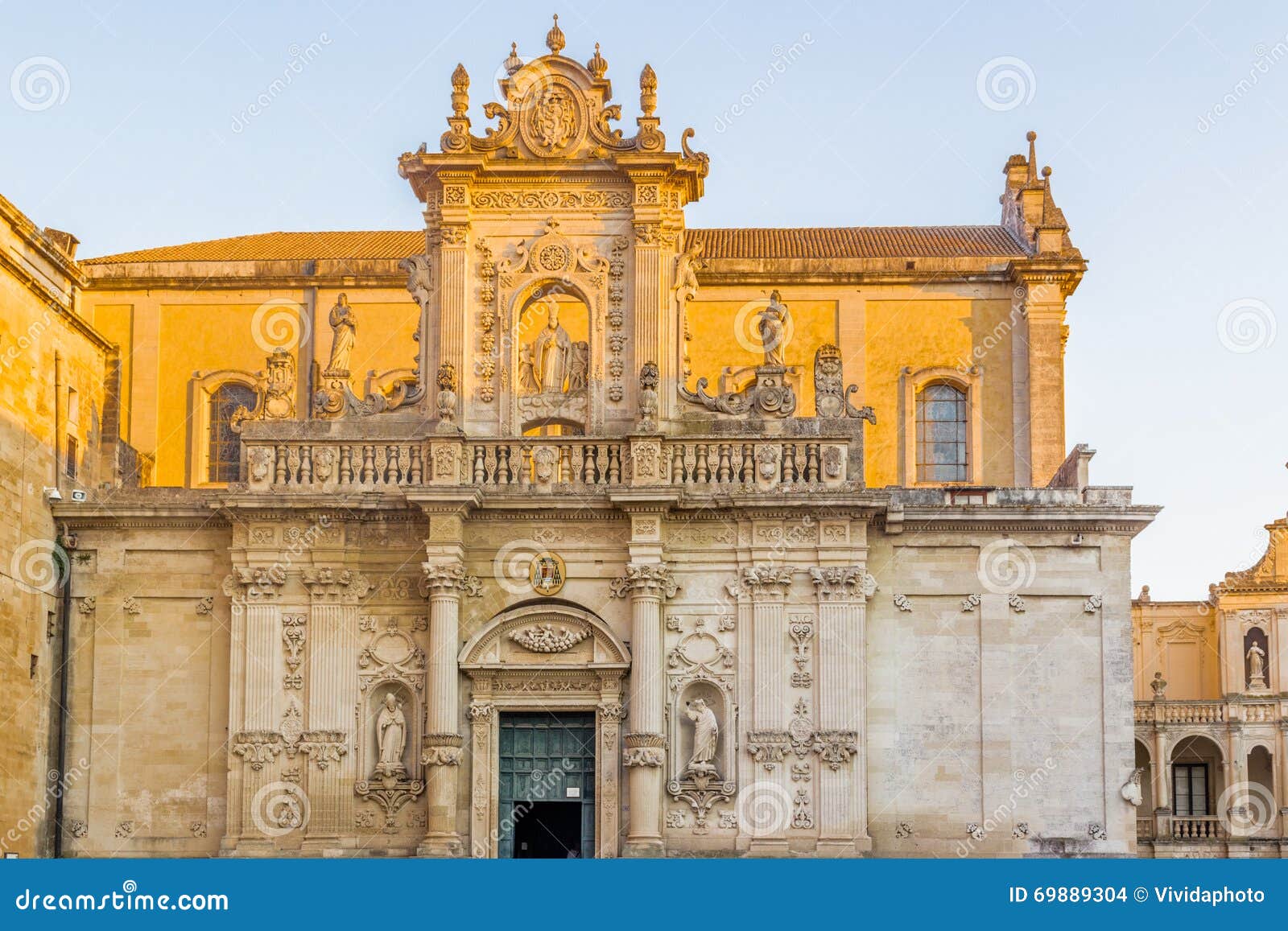 Baroque palaces of Lecce stock photo. Image of town, ancient - 69889304