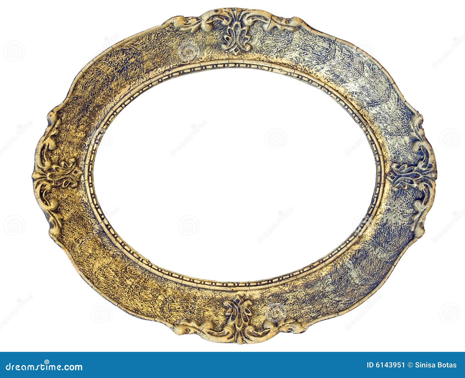 Baroque picture frame stock image. Image of aged, gold - 6143951