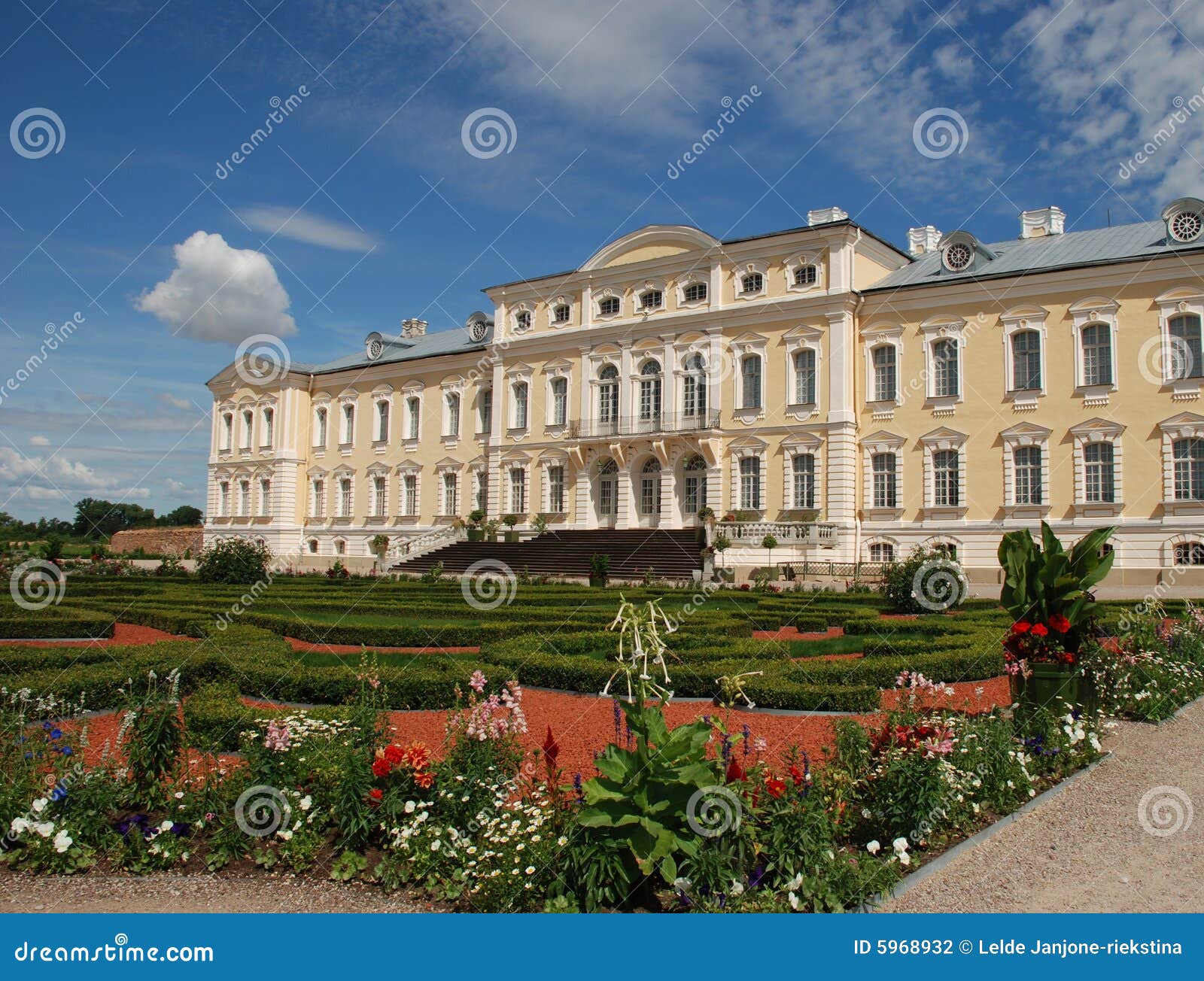 Baroque - Rococo Style Palace Stock Photo - Image of summer, tourism ...