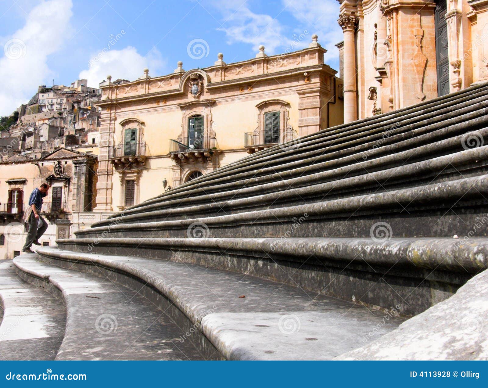 Baroque staircase stock photo. Image of city, giorgio - 4113928