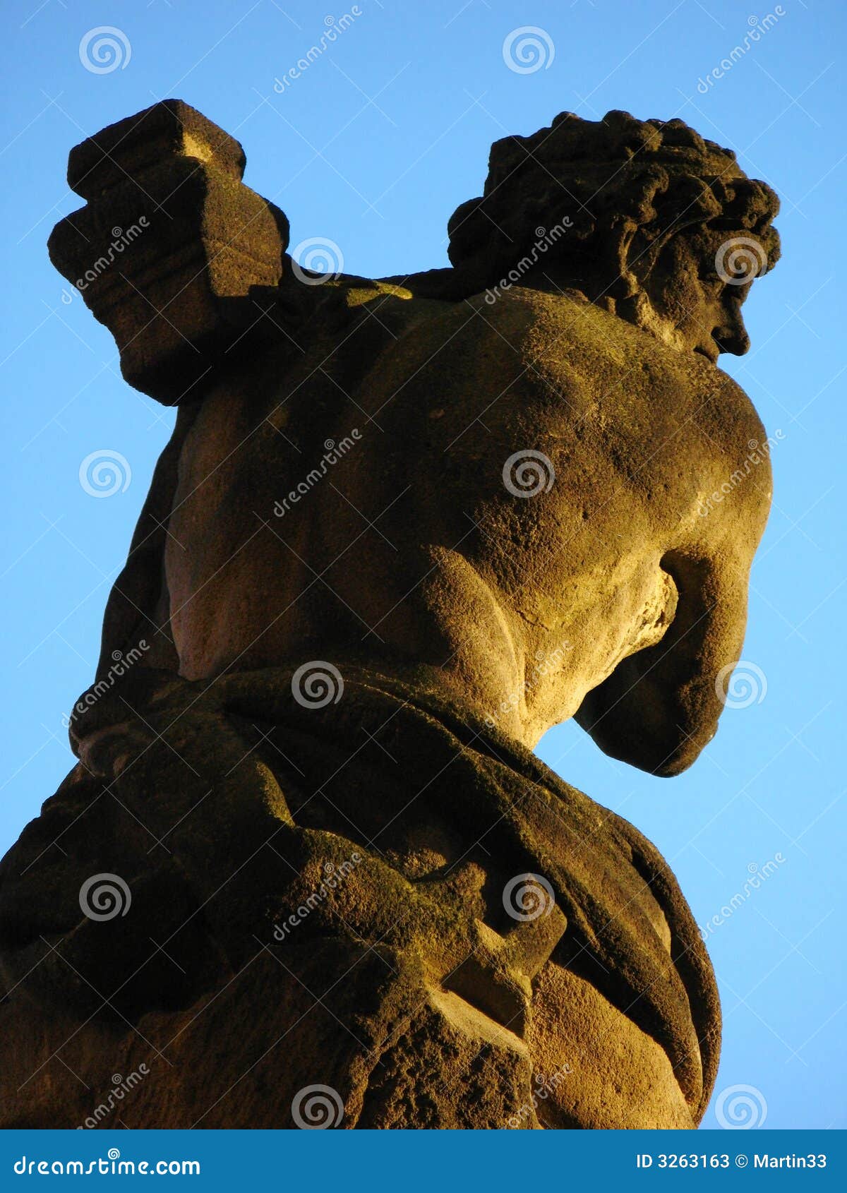 Baroque staue stock image. Image of prague, czech, statue - 3263163