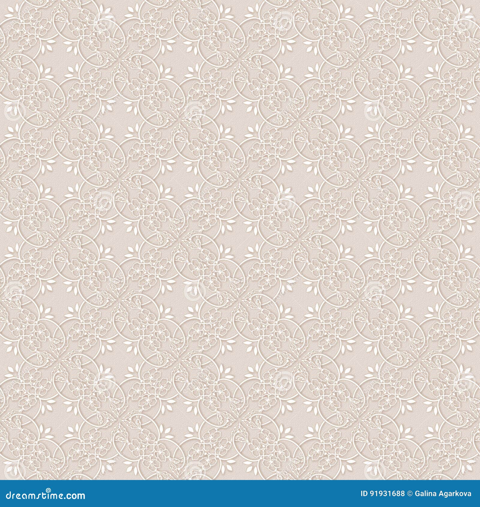 Baroque Style Seamless Pattern. Stock Illustration - Illustration of ...