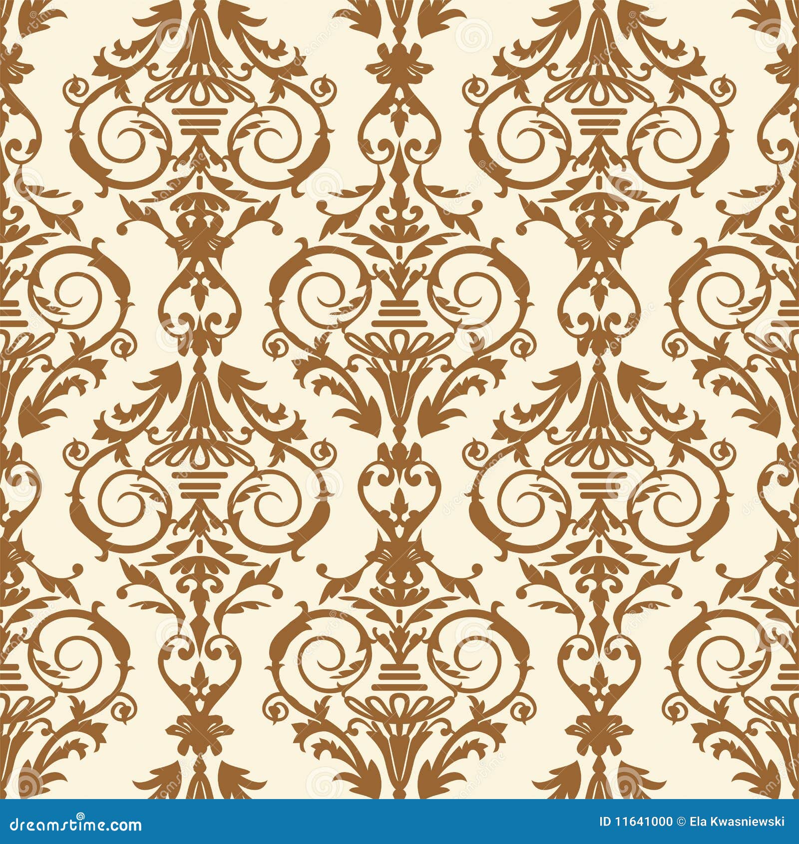Baroque Tile, Vector Illustration Stock Vector - Illustration of style ...