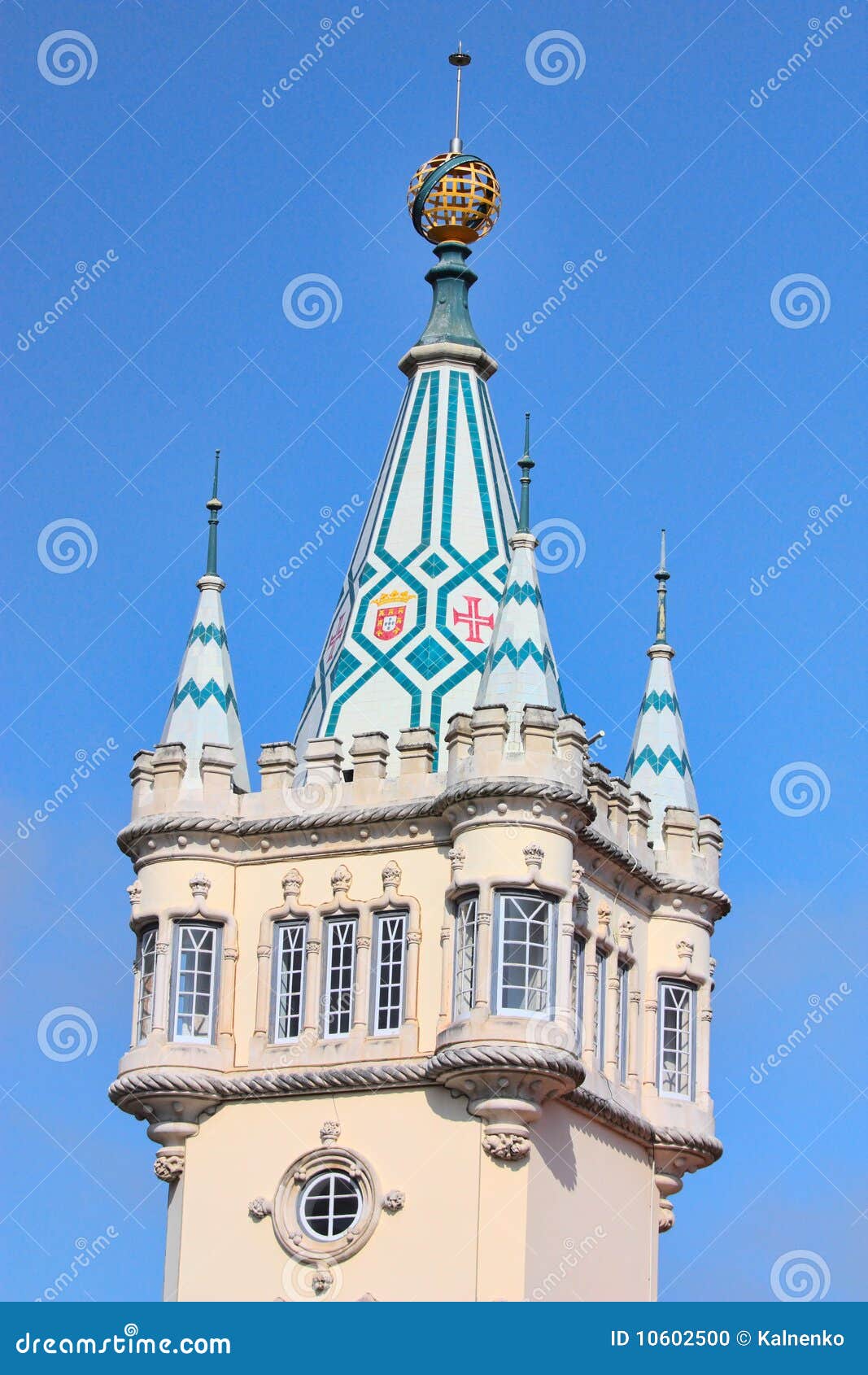 Baroque tower castle stock photo. Image of history, europe - 10602500