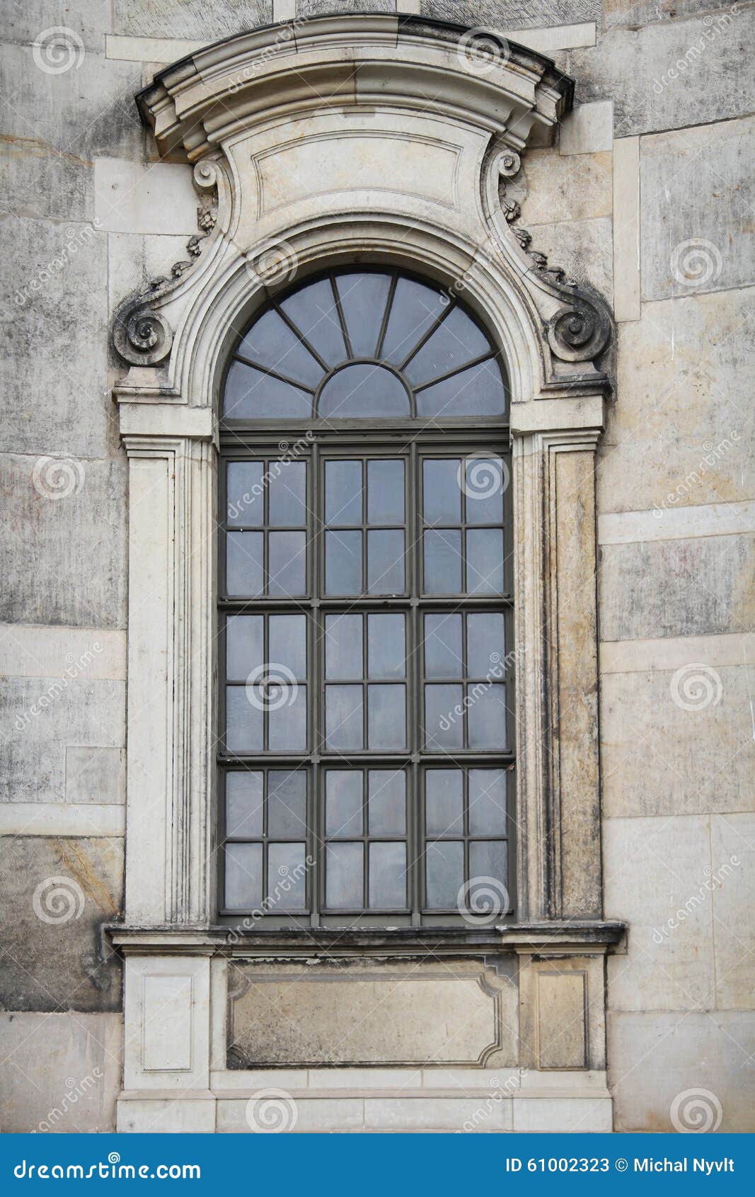 Baroque window stock image. Image of built, european - 61002323