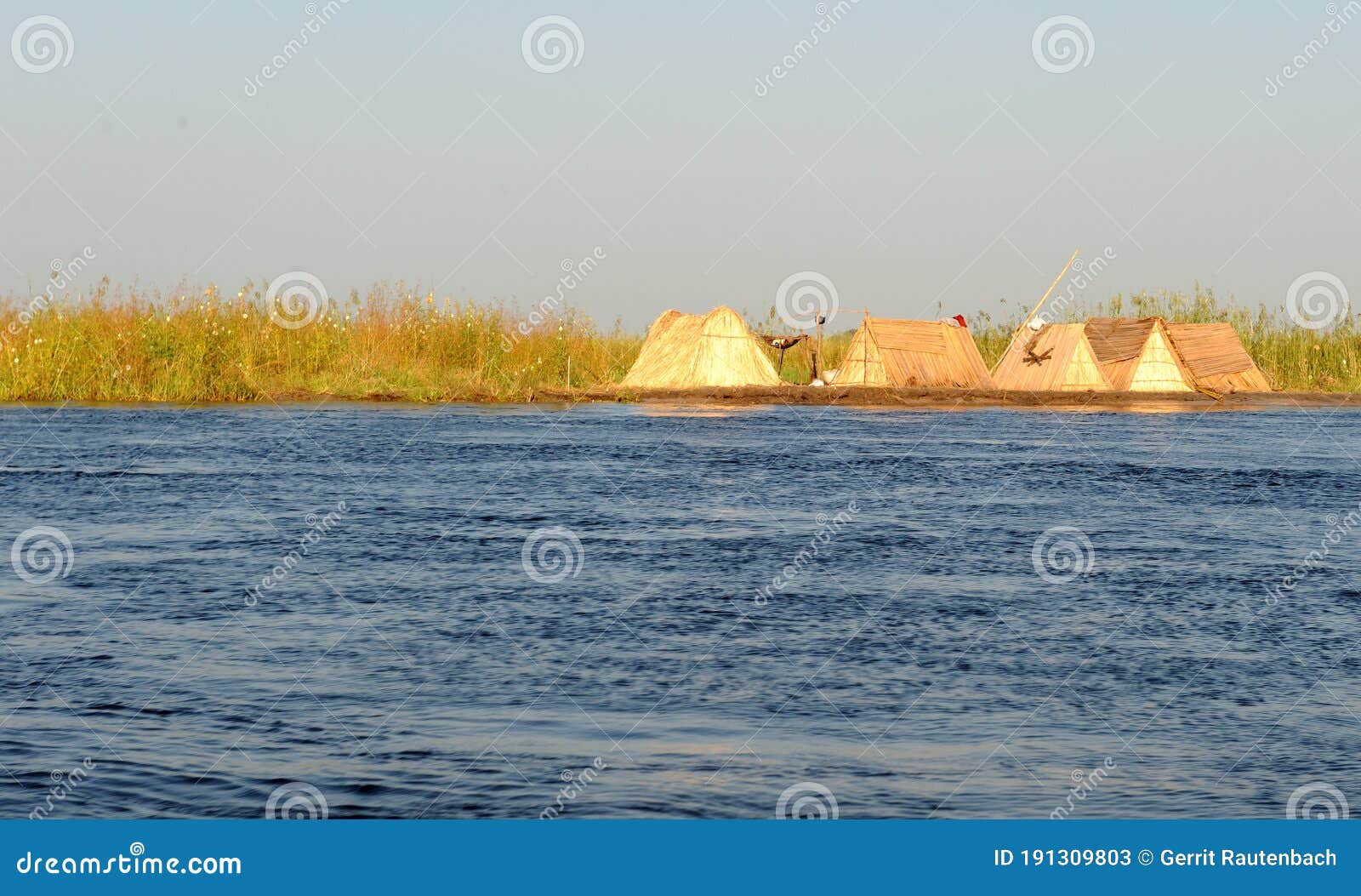 Barotse Flood Plain in Zambia Stock Image - Image of barotse, local ...