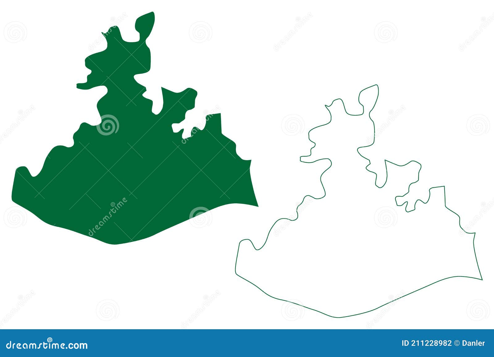 Barpeta District Assam State Republic of India Map Vector Illustration ...