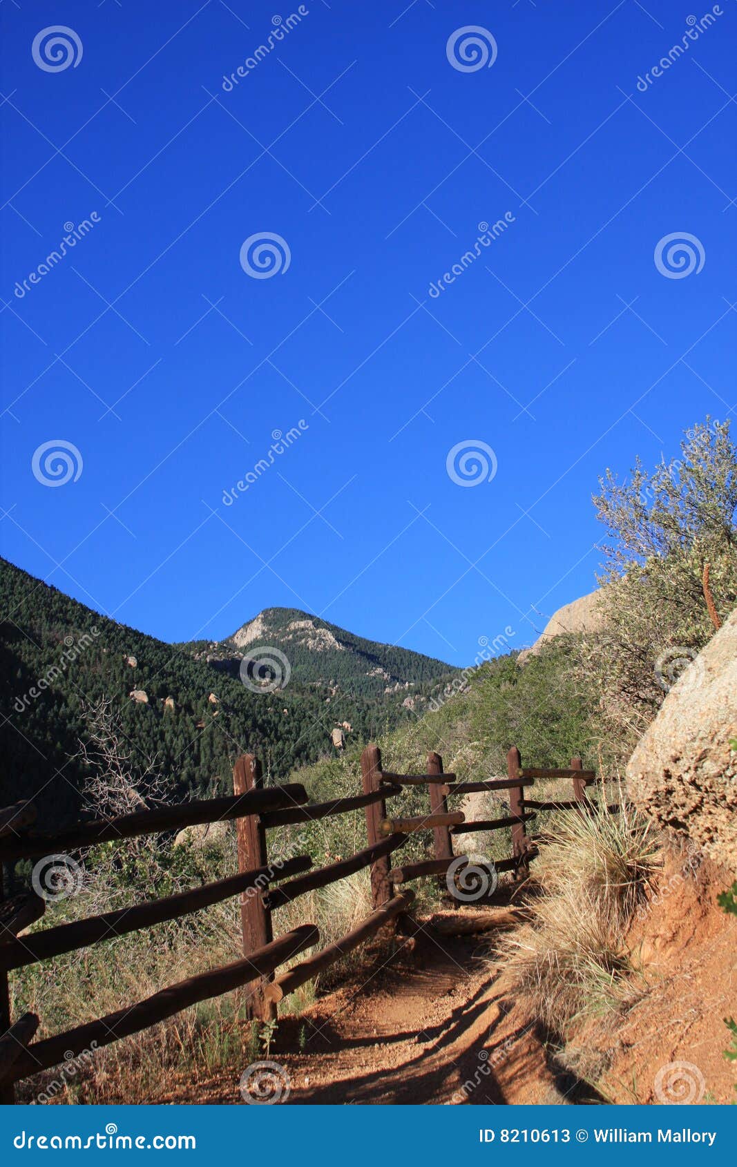 Barr Trail, Pikes Peak stock image. Image of barr, hiking - 8210613
