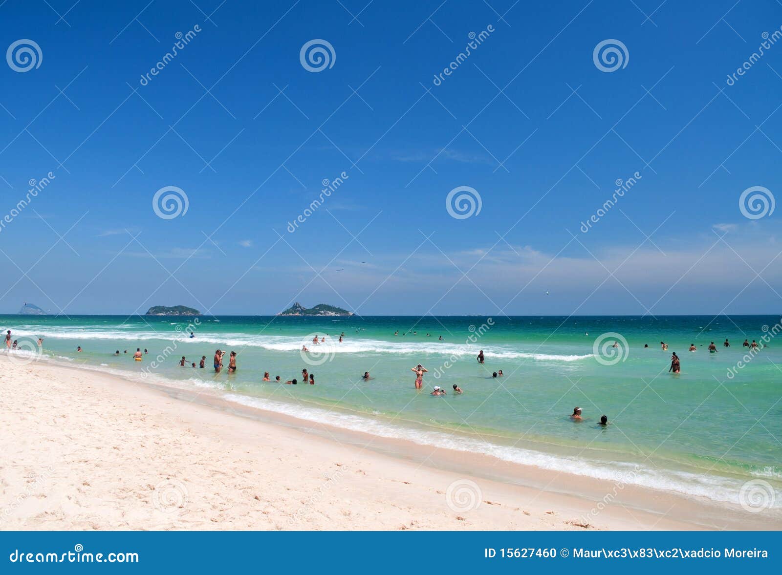 Barra Beach stock photo. Image of beachs, activity, janeiro - 15627460