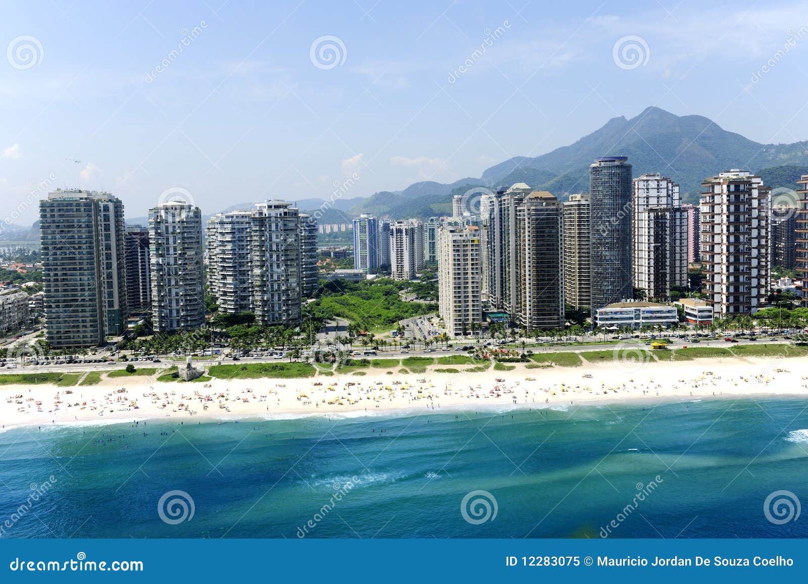 Barra Da Tijuca, Rio De Janeiro Stock Image - Image of holiday, land ...