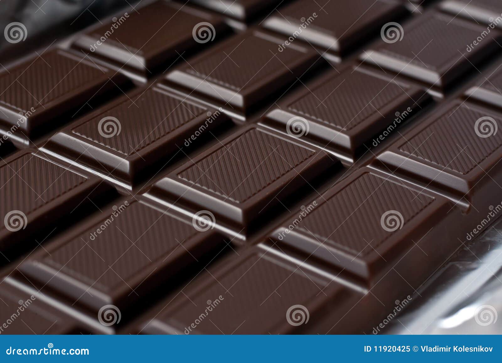 Barra de chocolate imagem de stock. Imagem de comer, cacau - 11920425
