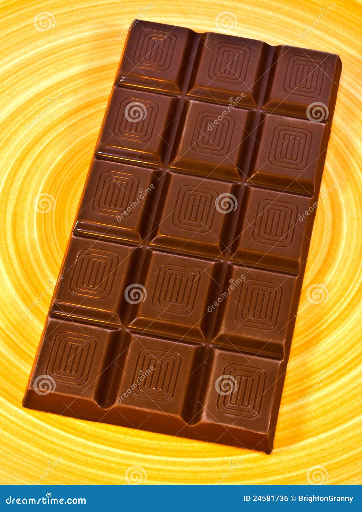 Barra de chocolate foto de stock. Imagem de bloco, fundo - 24581736