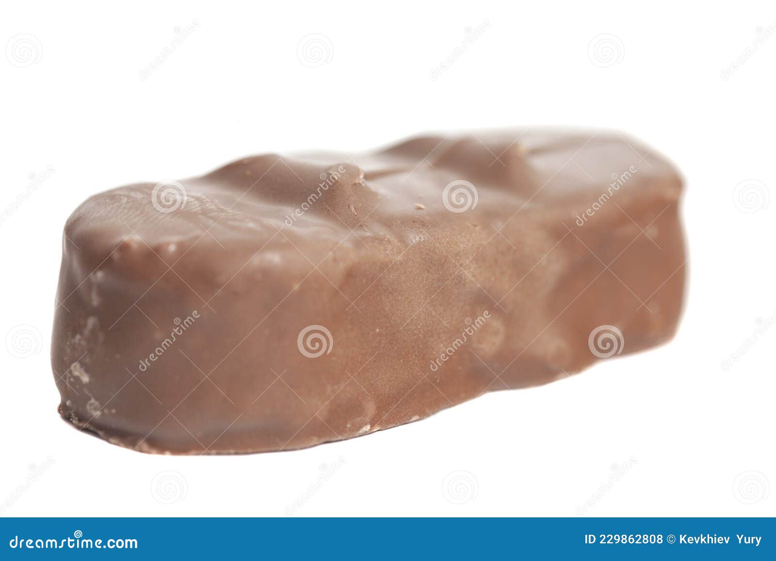 Barra De Chocolate Con Coco Aislado De Fondo Blanco Foto de archivo ...