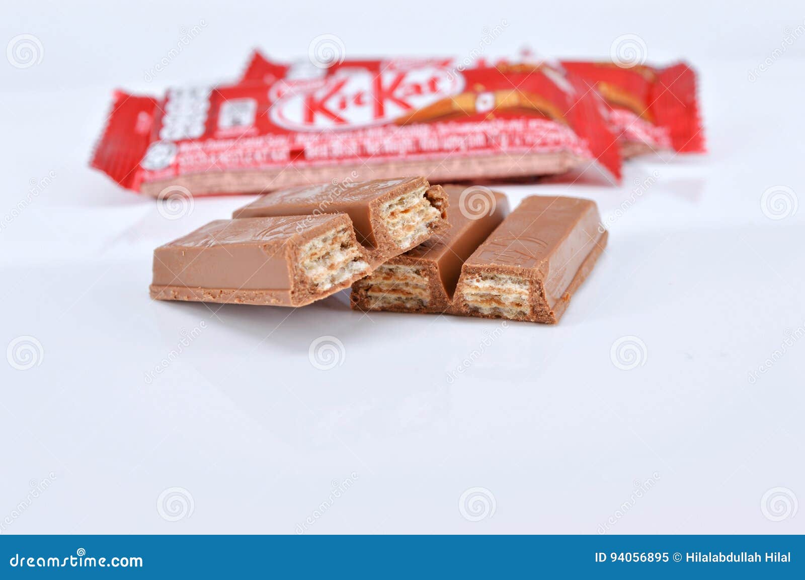 Barra De Chocolate Do Kat Do Jogo De Nestle Imagem Editorial - Imagem ...