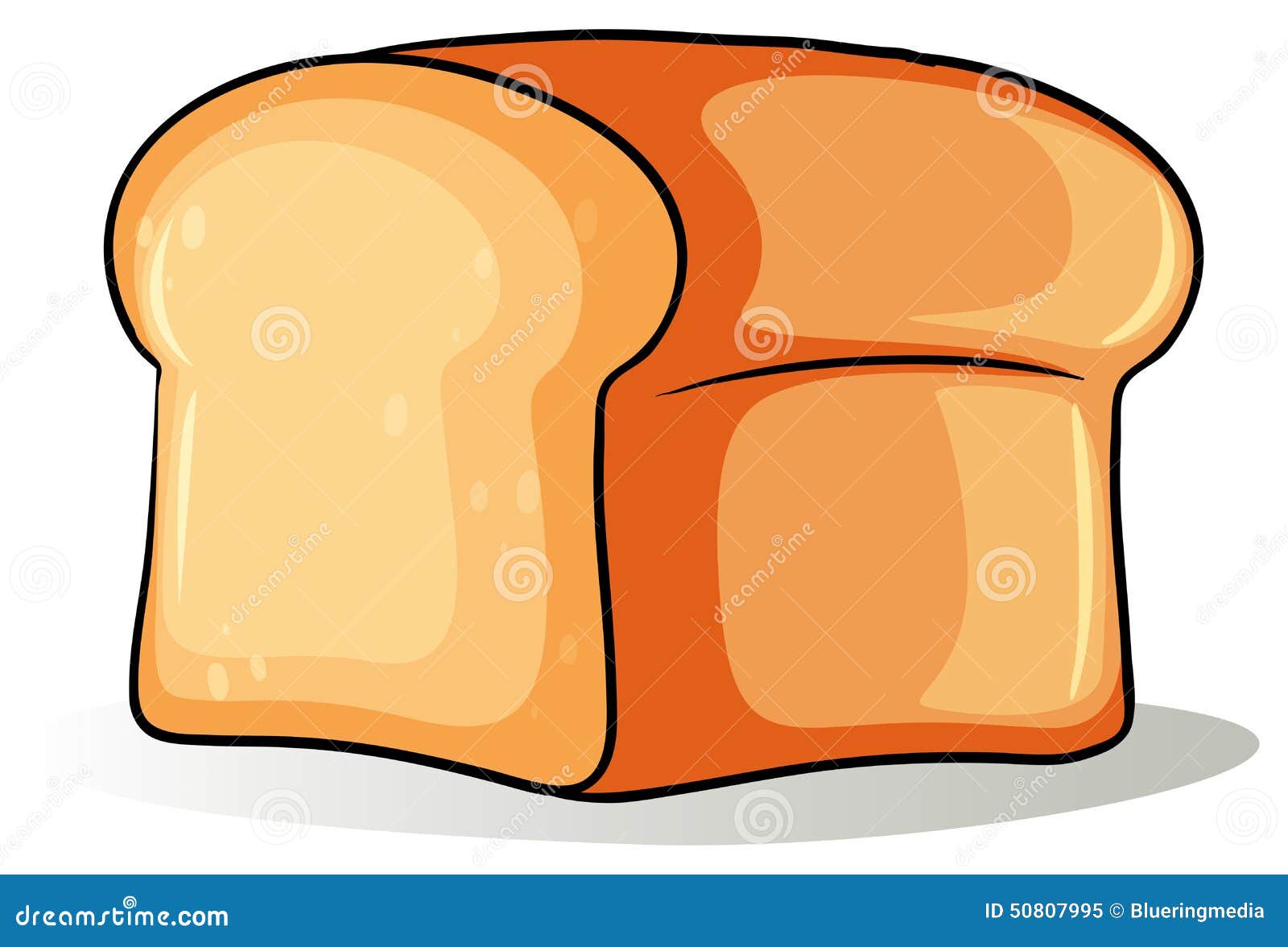 Barra de pan grande ilustración del vector. Ilustración de empaquetado ...